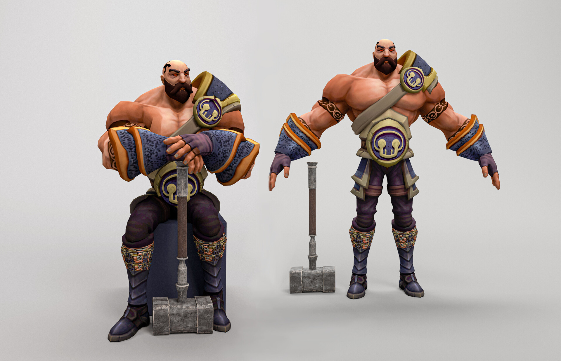 ArtStation - 3D Character MODELING to IDLE ANIMATION.