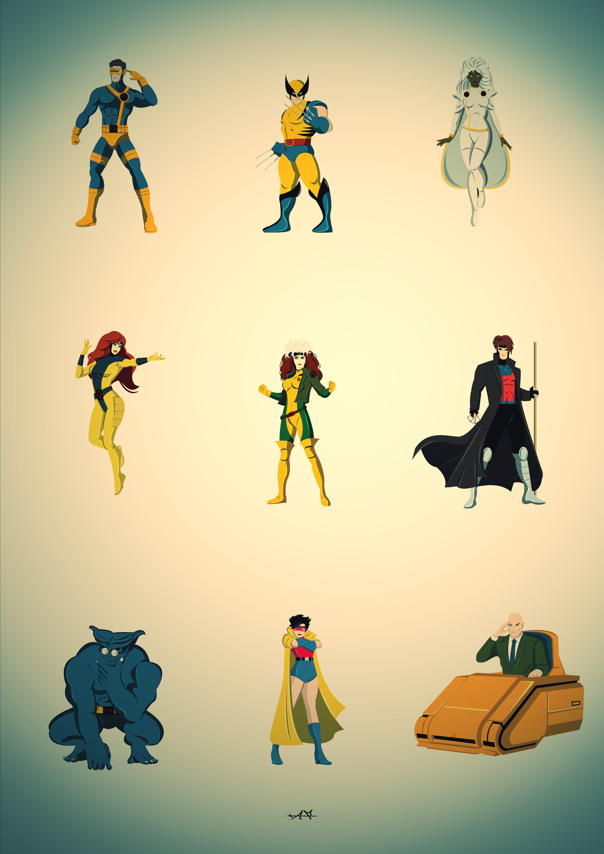 ArtStation - X-Men Animated Series