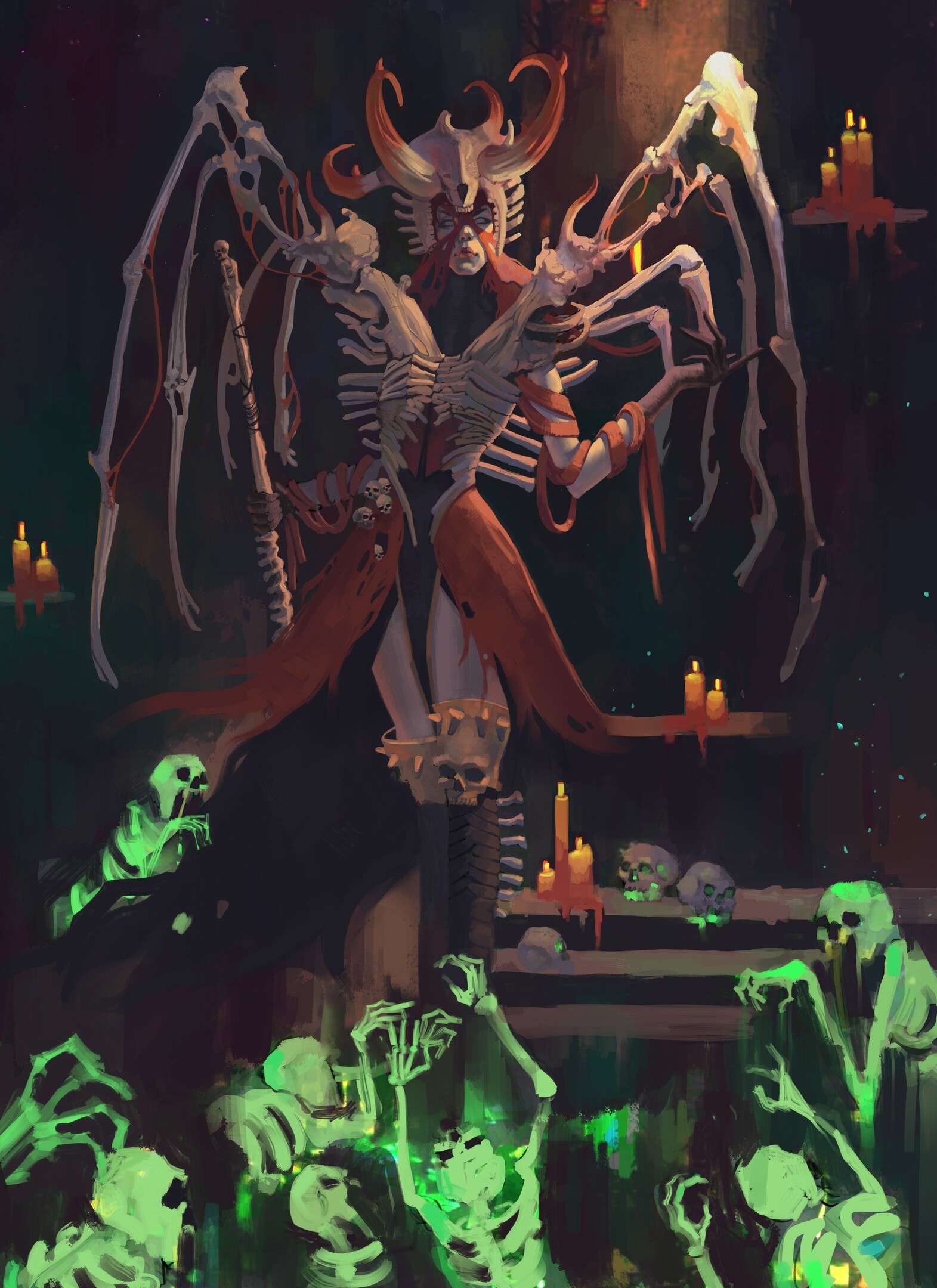 ArtStation - "Catarina, Master of Undeath" for the Path of Exile ...