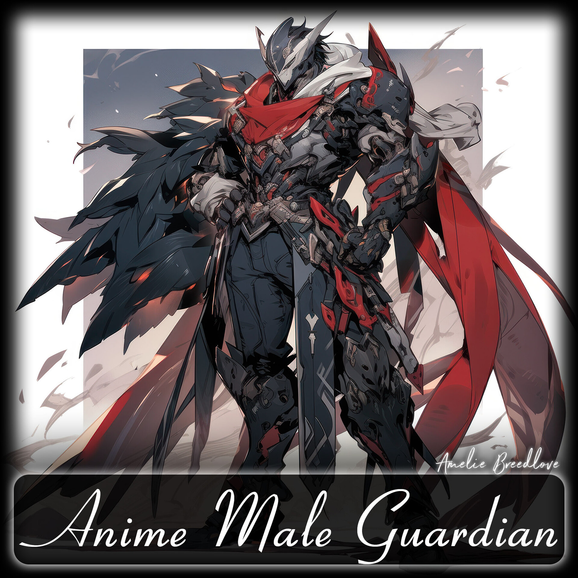 ArtStation - 200 Anime Male Guardian (Full Body) Reference Pack | 4K ...
