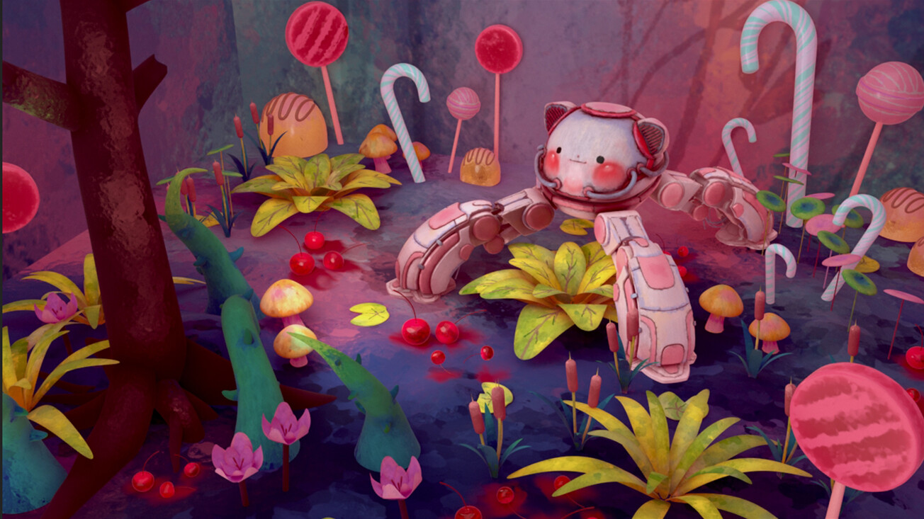 ArtStation - Candy Cyborg Land