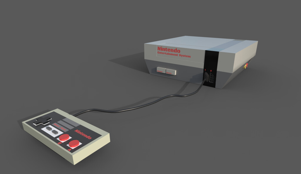 ArtStation - NES - Nintendo entertainment system