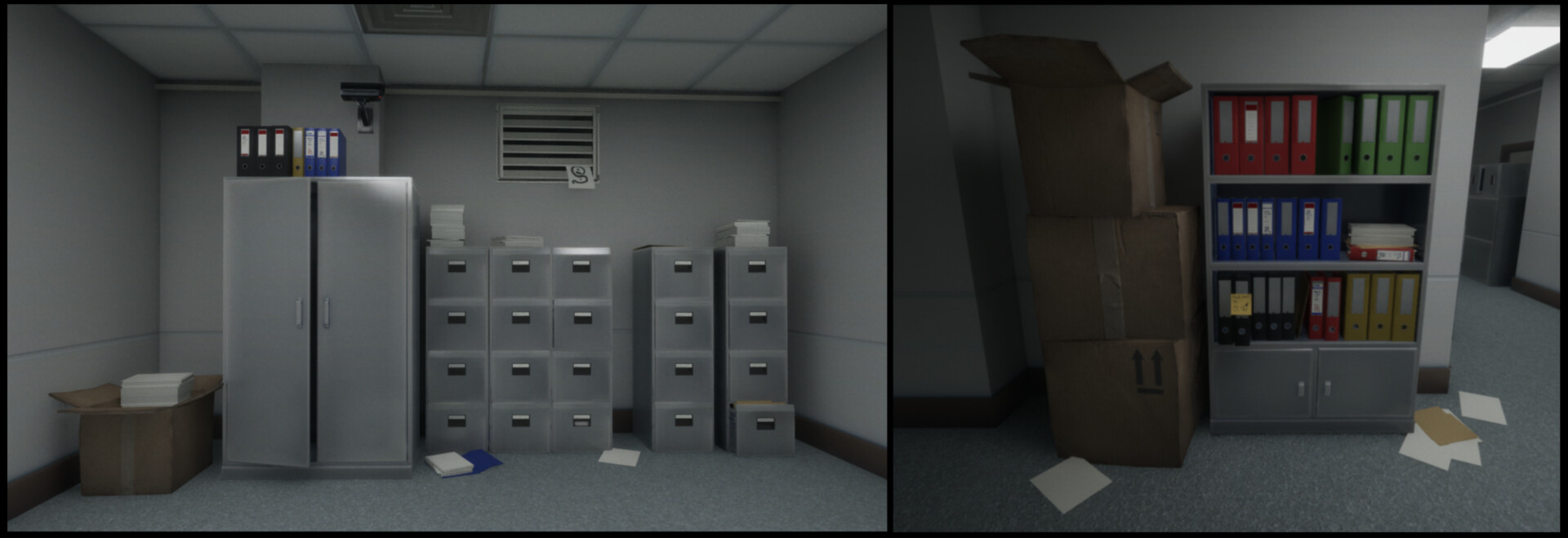 logan cook - Yuppie Psycho 3D - modular offices