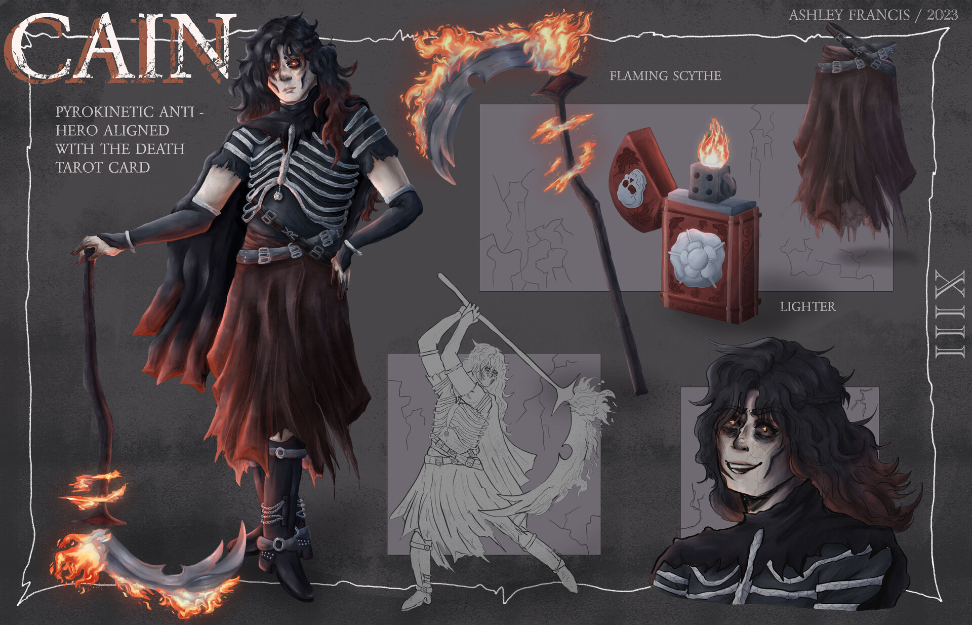 ArtStation - Cain (Character Sheet)
