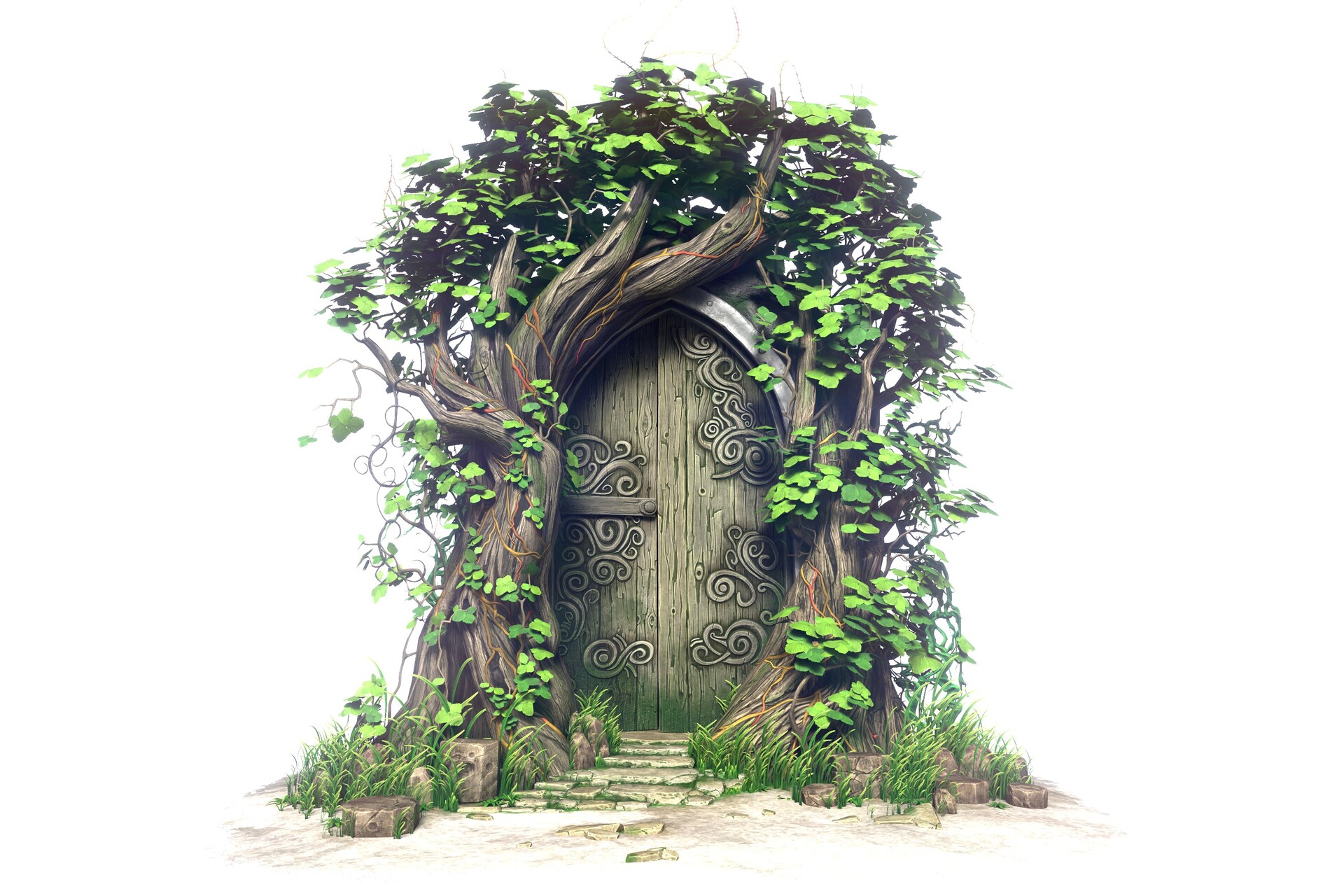 ArtStation - Overgrown Door