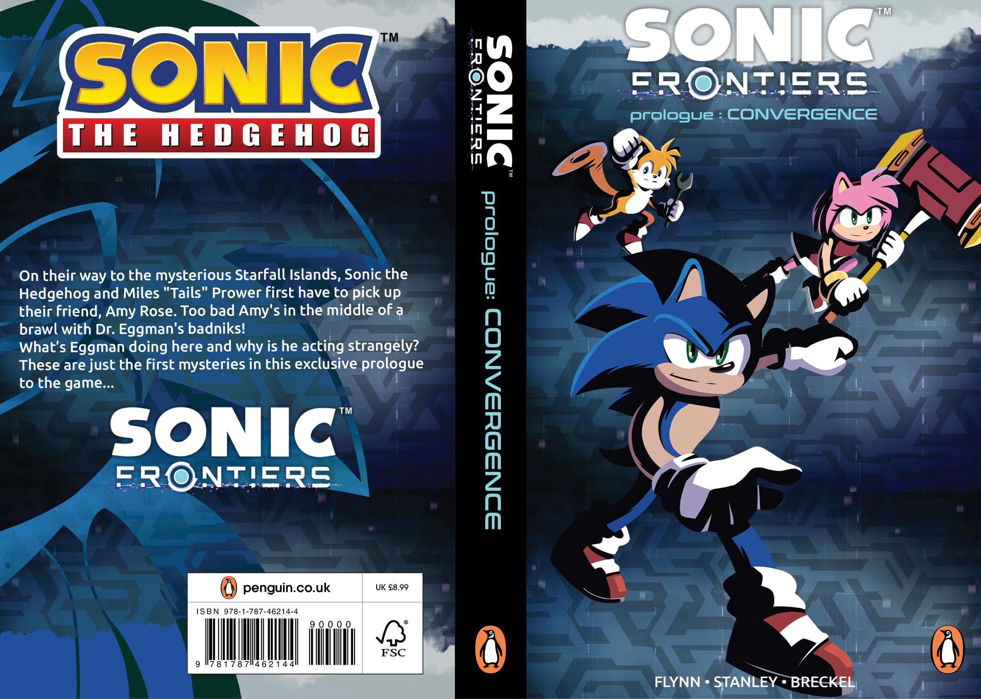 ArtStation - Book Cover - Sonic Frontiers : Convergence