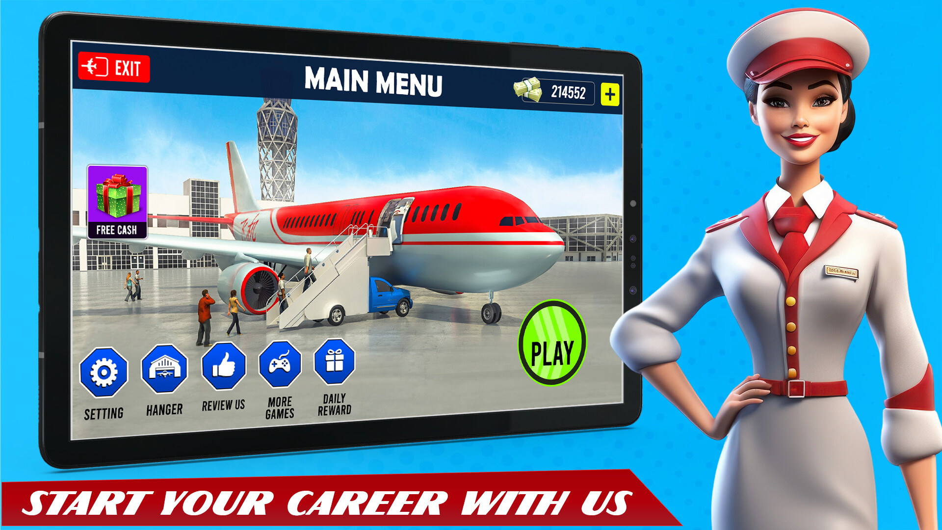 ArtStation - Flight Simulator / Airplane Game Post Production