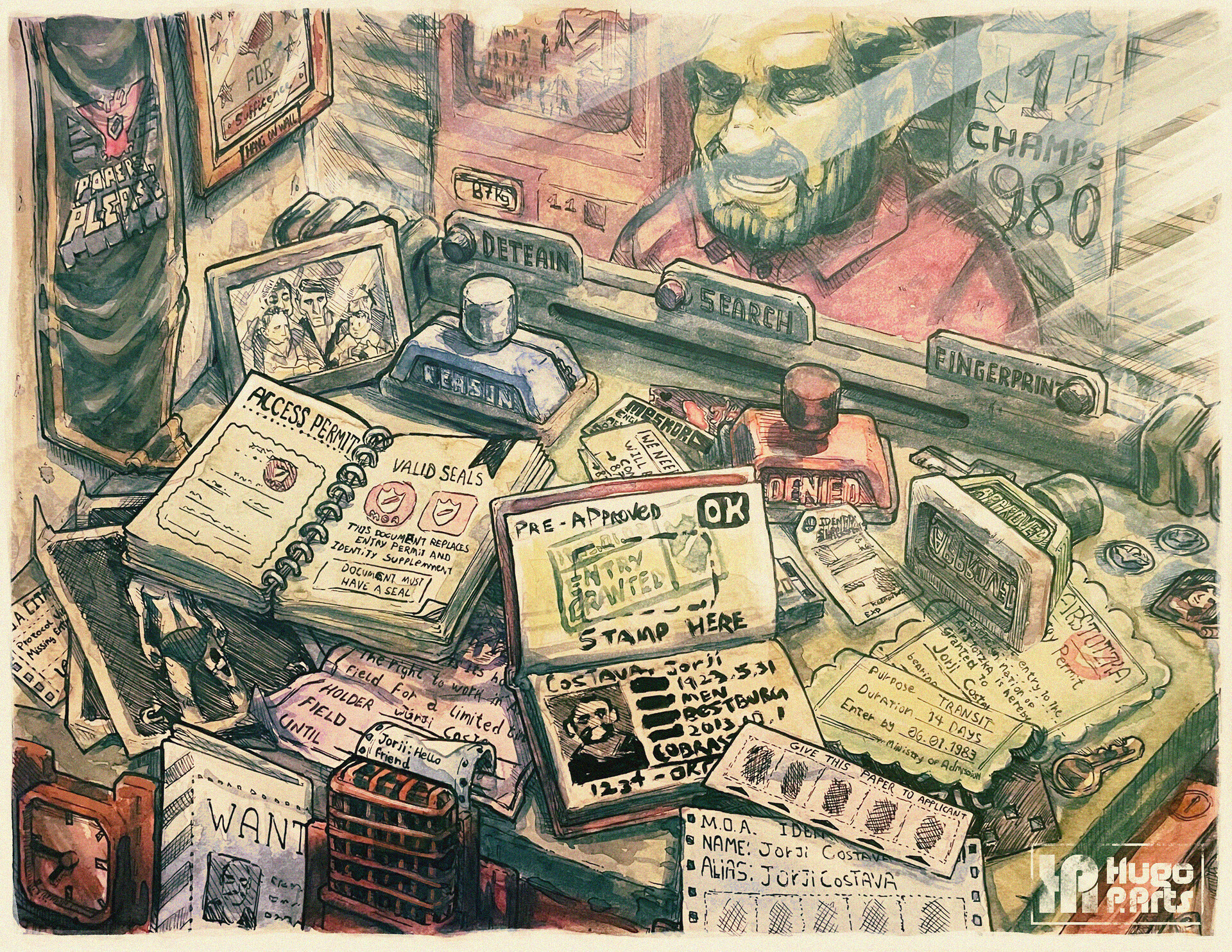 ArtStation - Papers Please 10 Years Anniversary