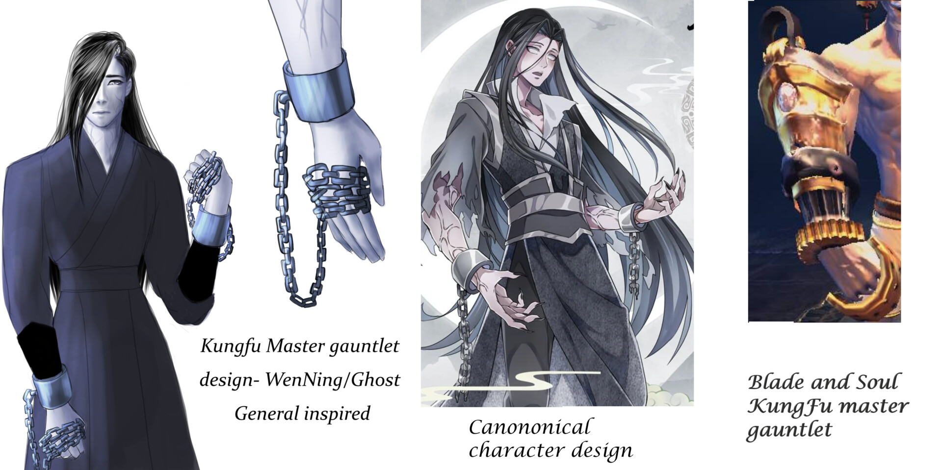 ArtStation - Blade and Soul KFM Gauntlets (WenNing inspired)