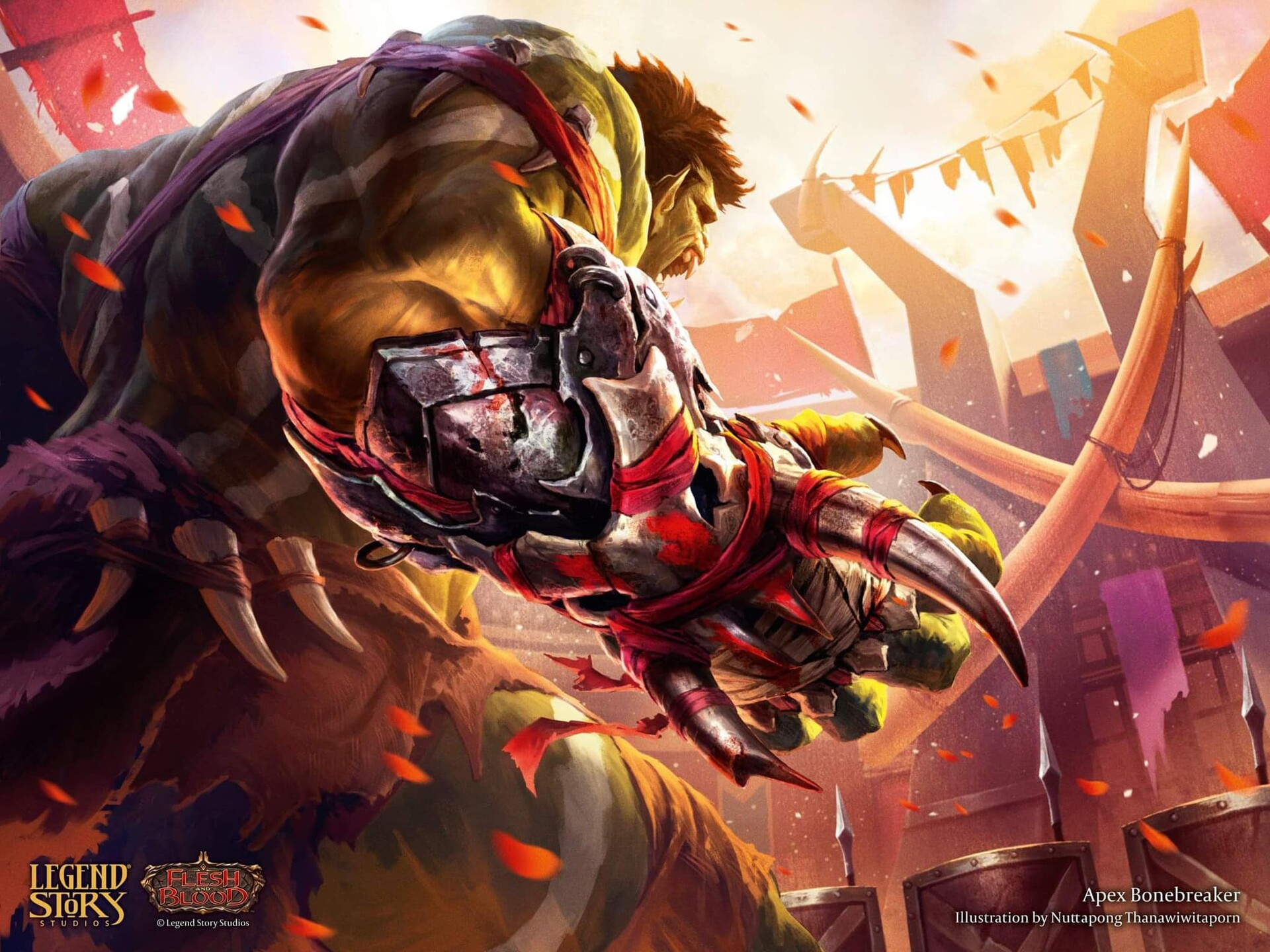 ArtStation - Apex Bonebrakeker Artwork for Flesh and Blood