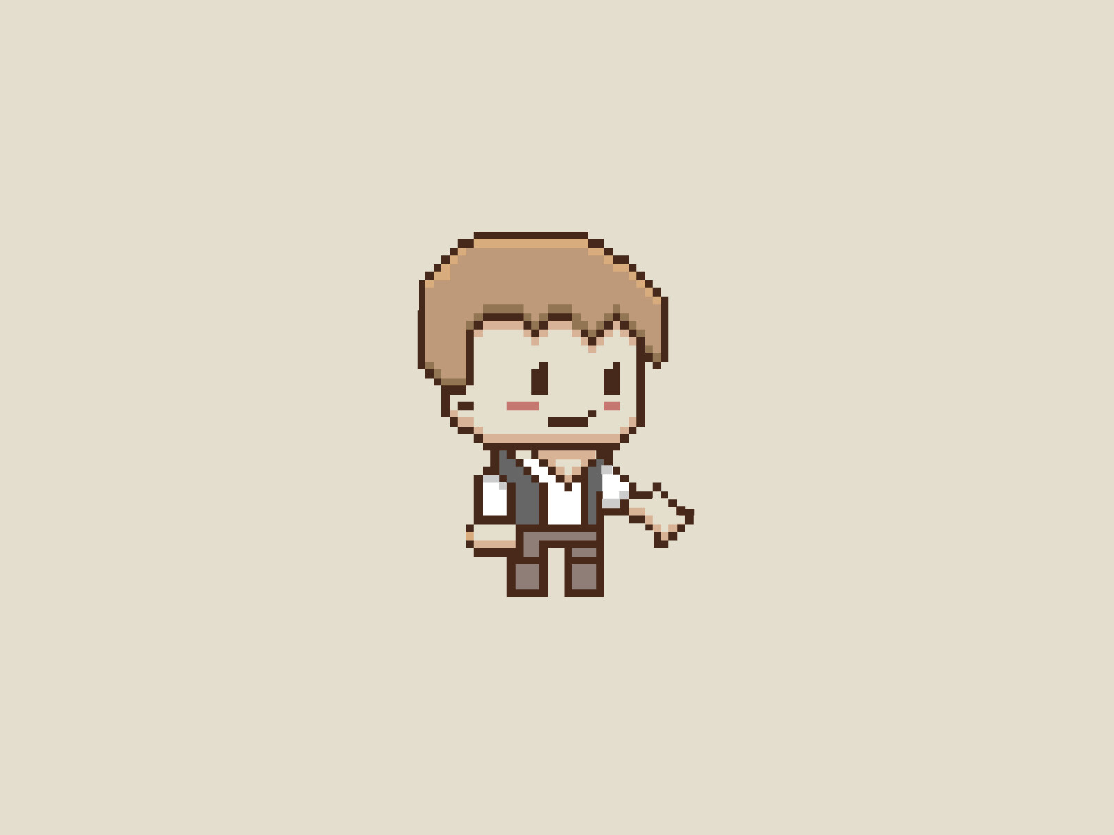 leatherface pixel art