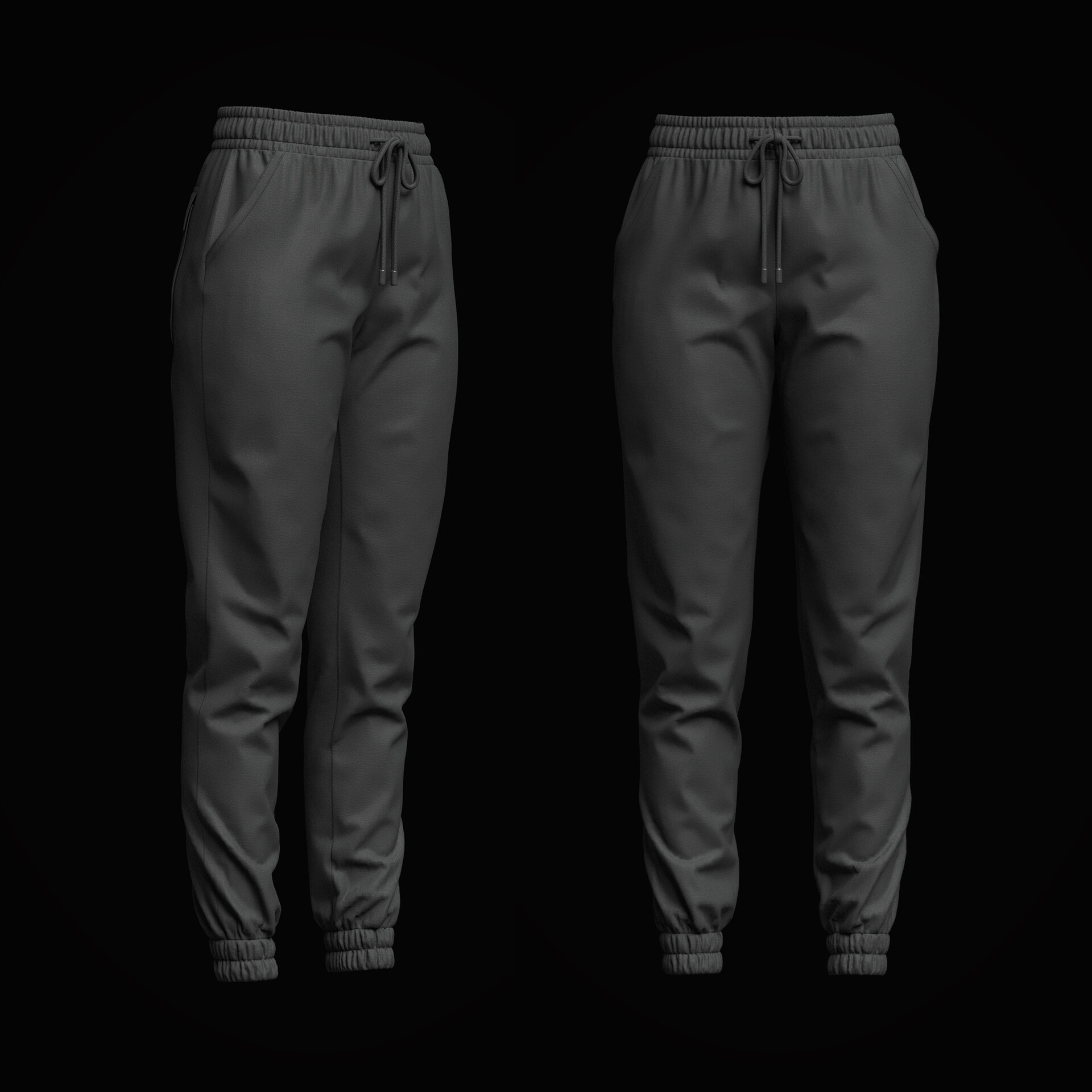 ArtStation - Womens Jogger 3D model