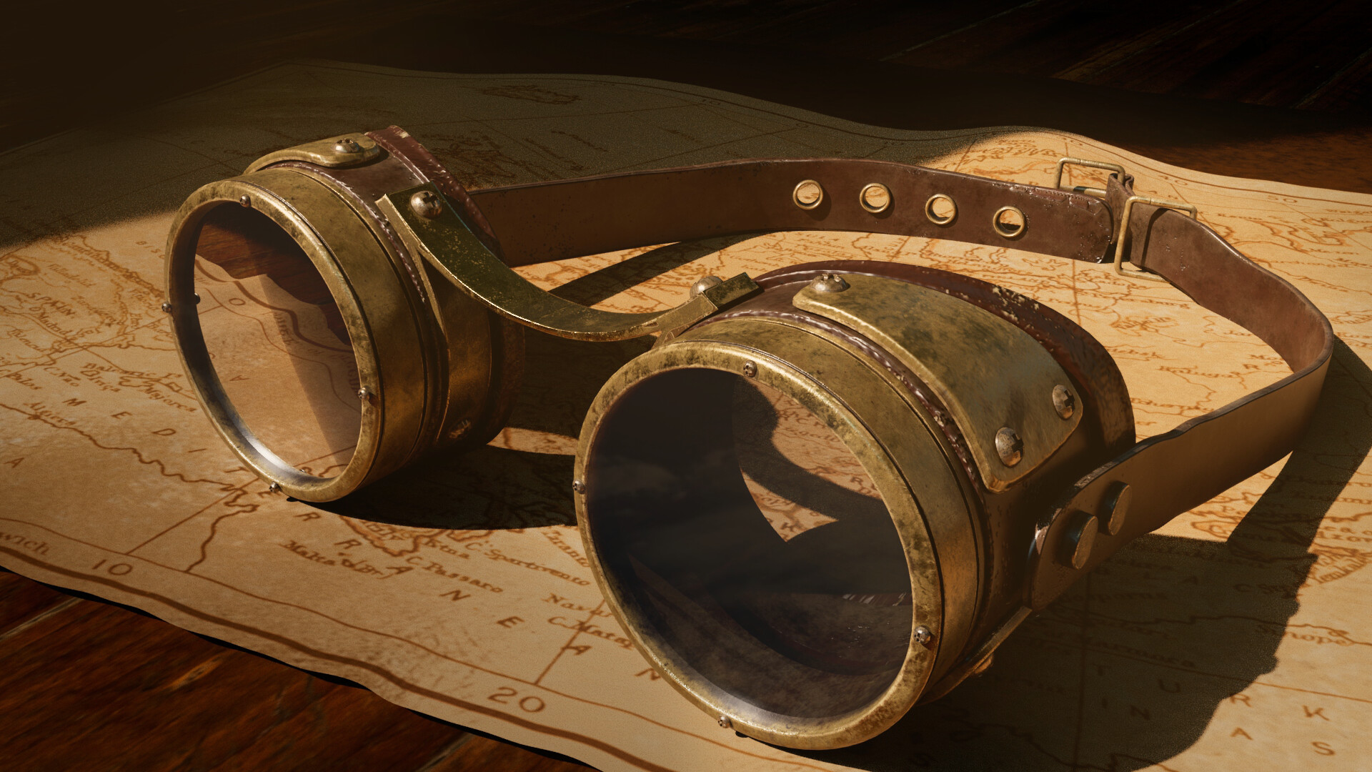 ArtStation - old goggle