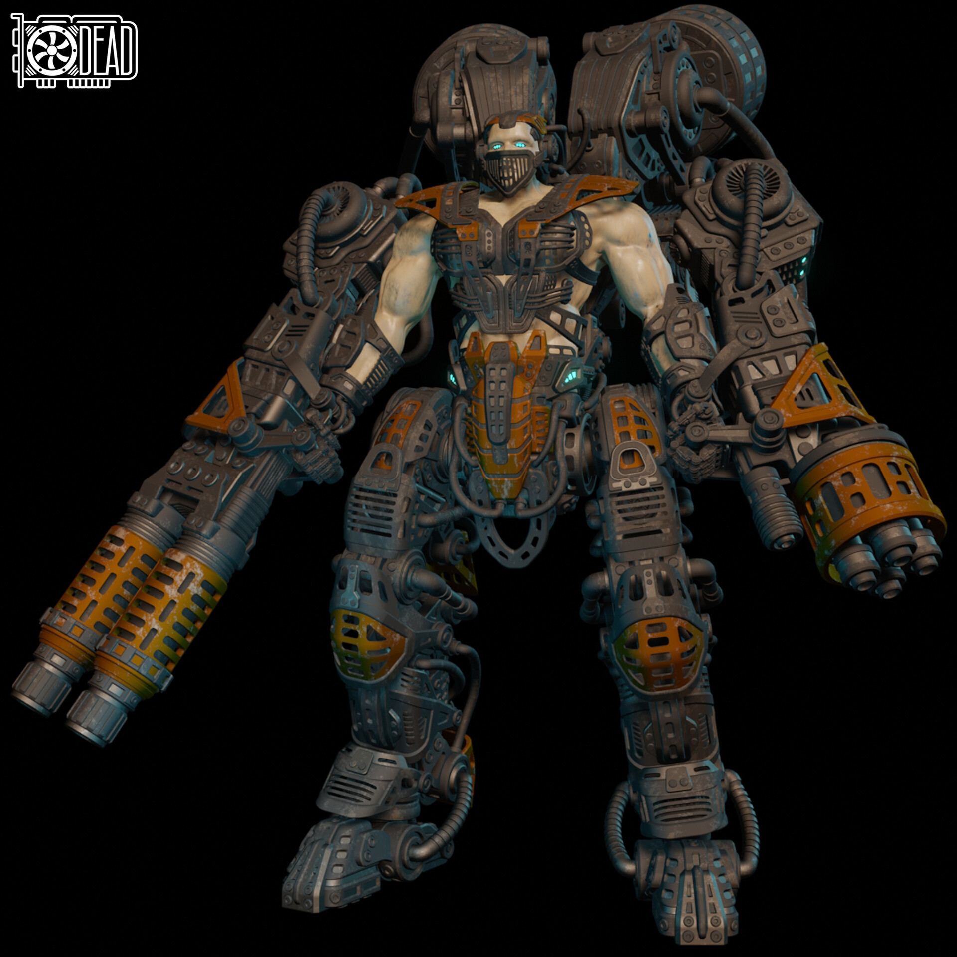 O'dead Rebelline - Blender Modeling 3D Hard Surface - Mecha Cyborg - CB013