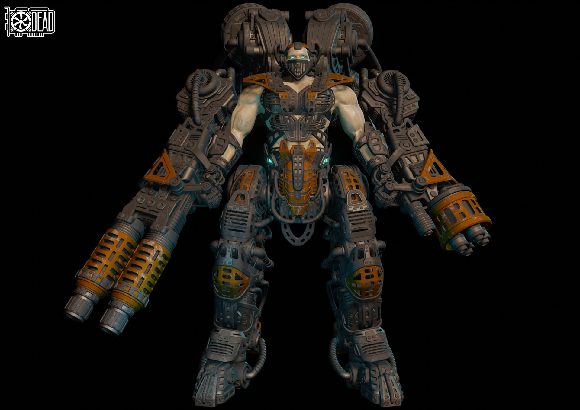 O'dead Rebelline - Blender Modeling 3D Hard Surface - Mecha Cyborg - CB013