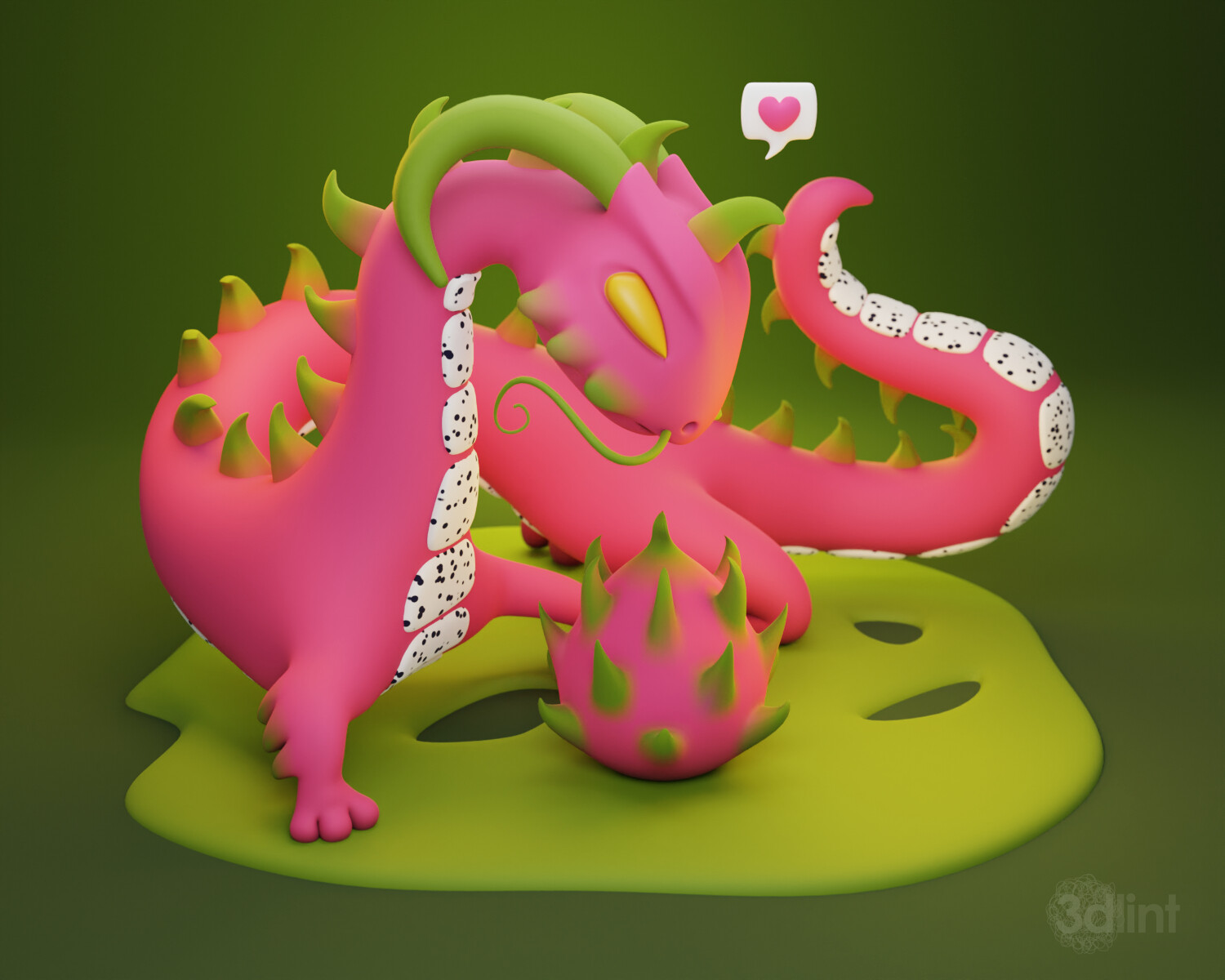 ArtStation - Dragon Fruit (Blender 3D)