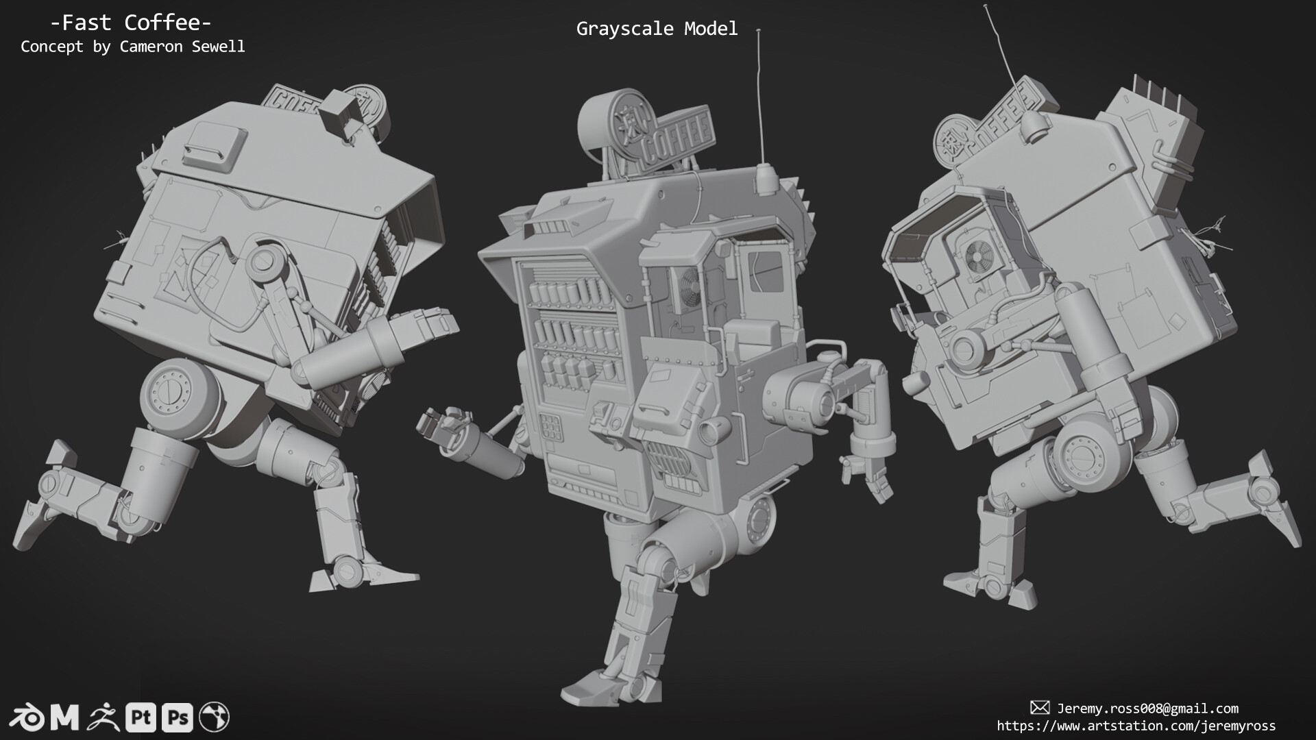 Jeremy Ross - Fast Coffee 3D Model