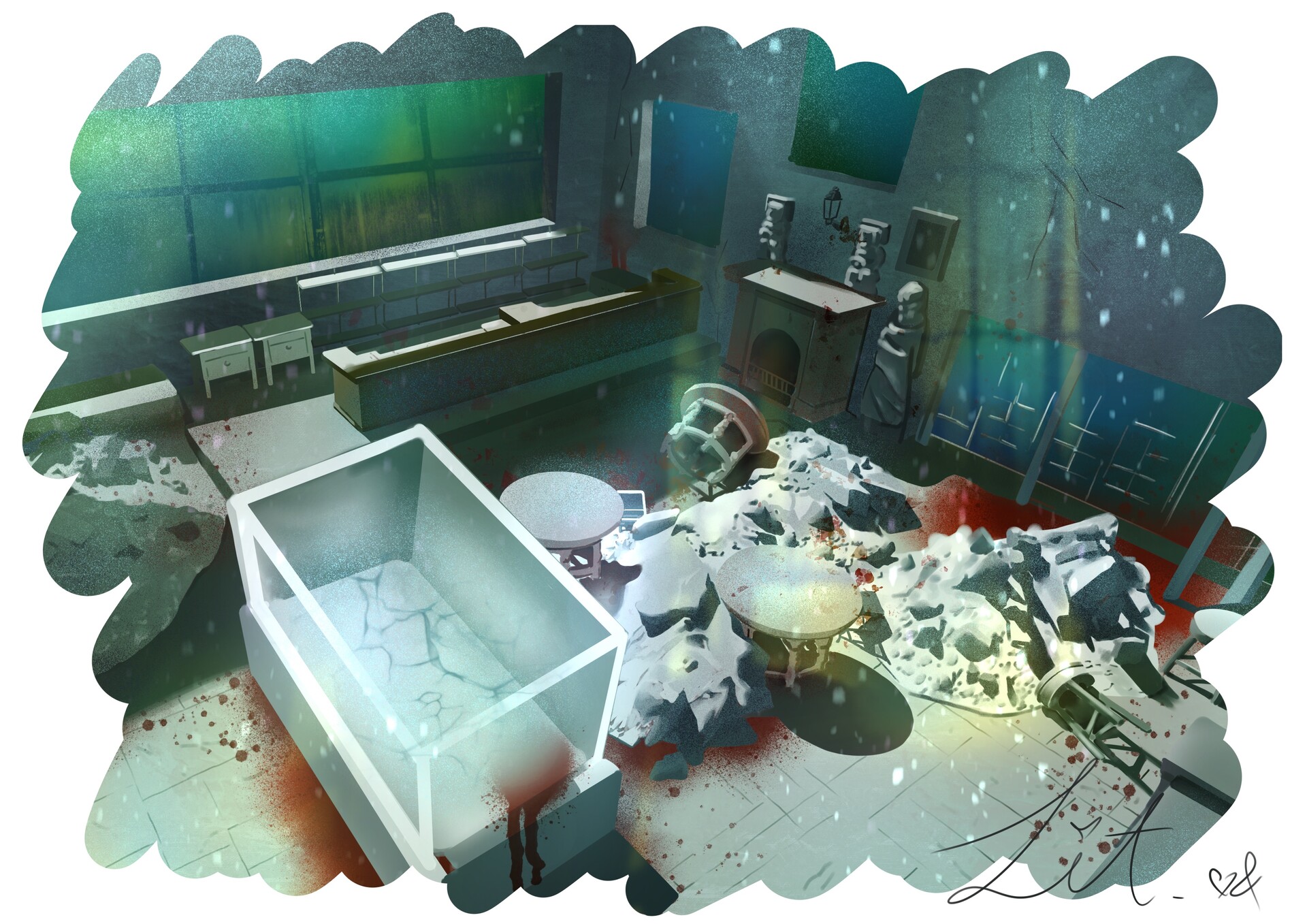 ArtStation - CAD Environment concept art