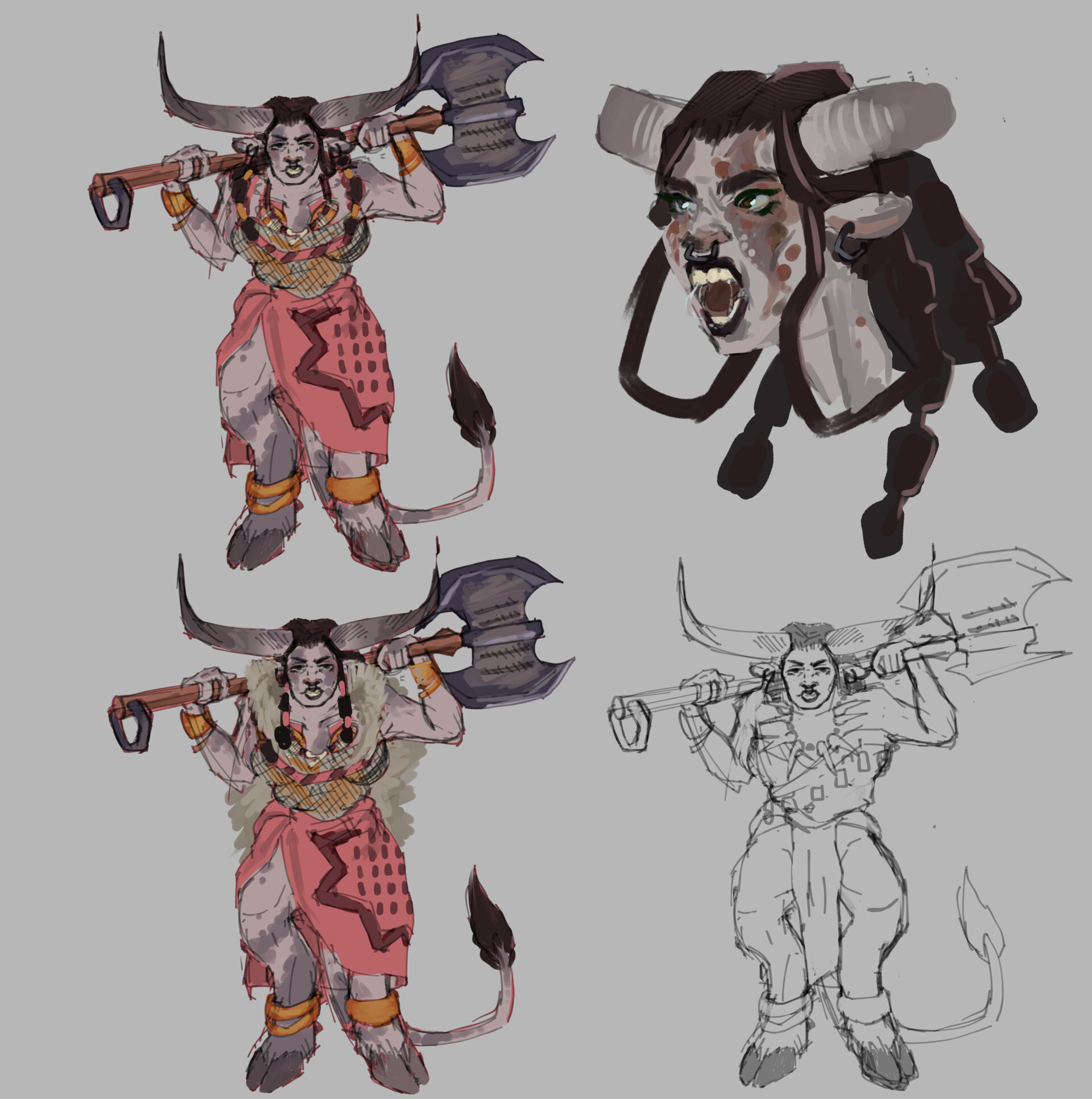 wunzie - Ramra - Fantasy Lineup for Archmage Press