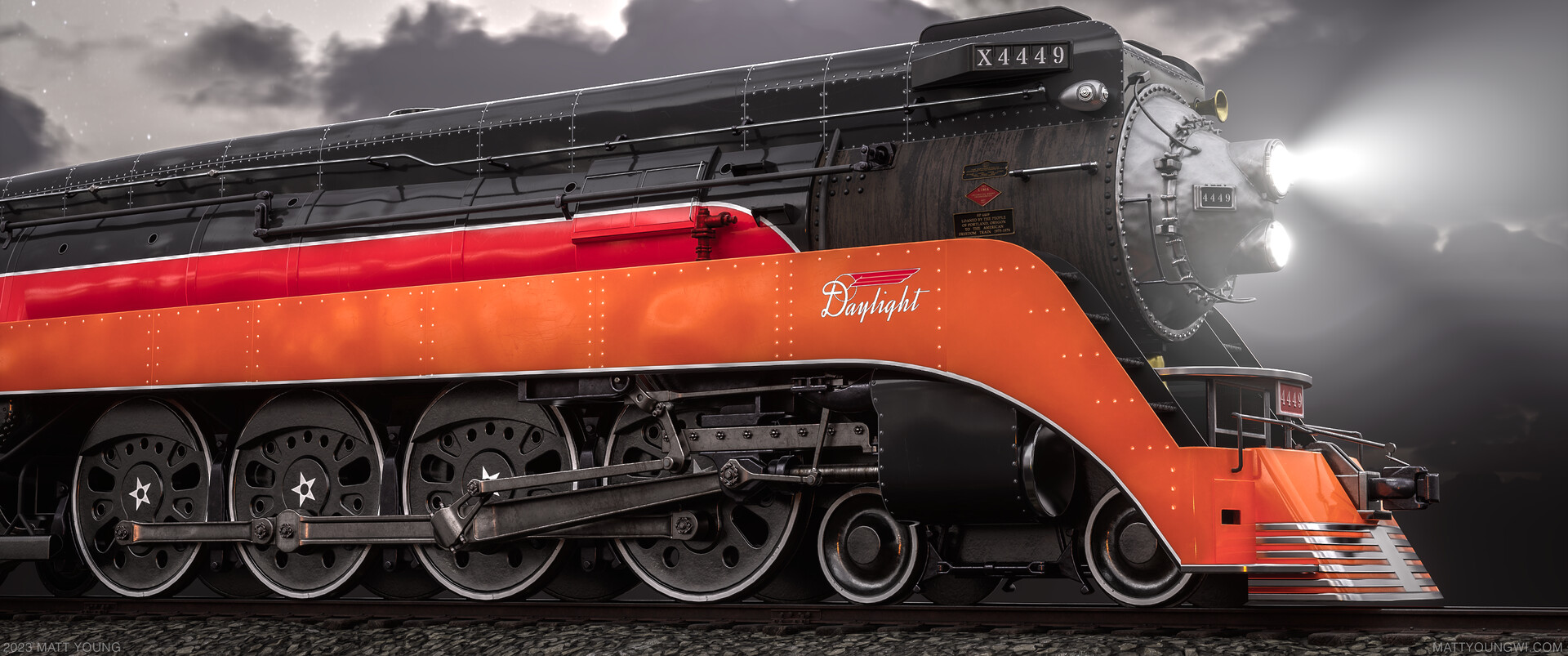 Matt Young 3D Environment Artist - Locomotive: Southern Pacific GS-4 ...
