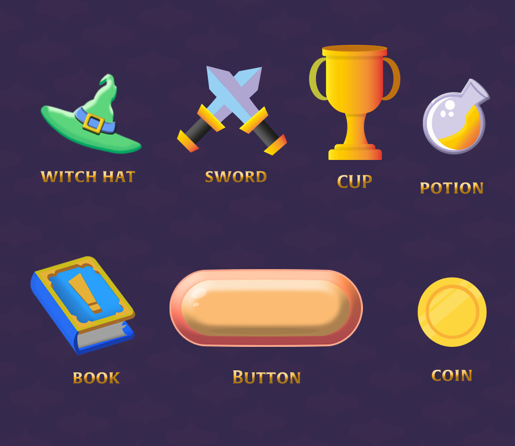 ArtStation - Magic Ui Icons