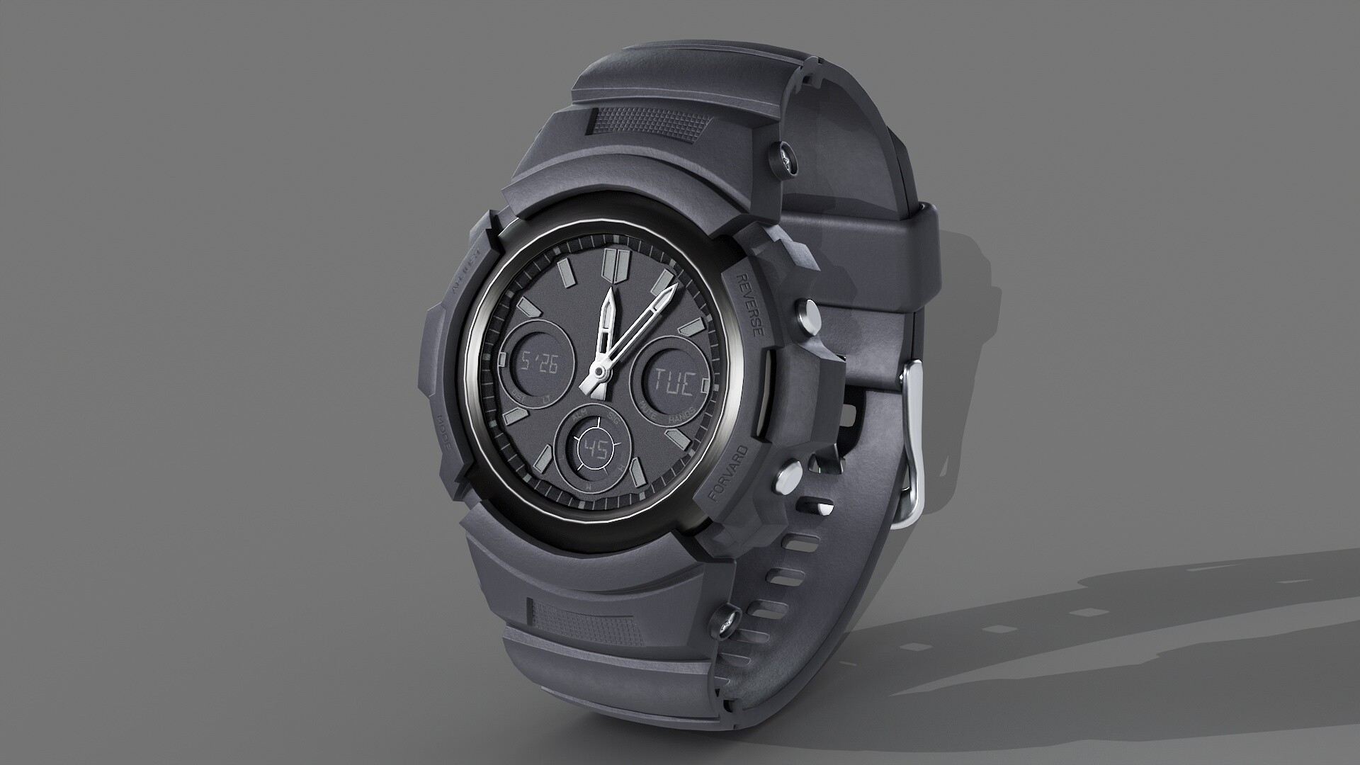 ArtStation - Realistic 3d model of Watch
