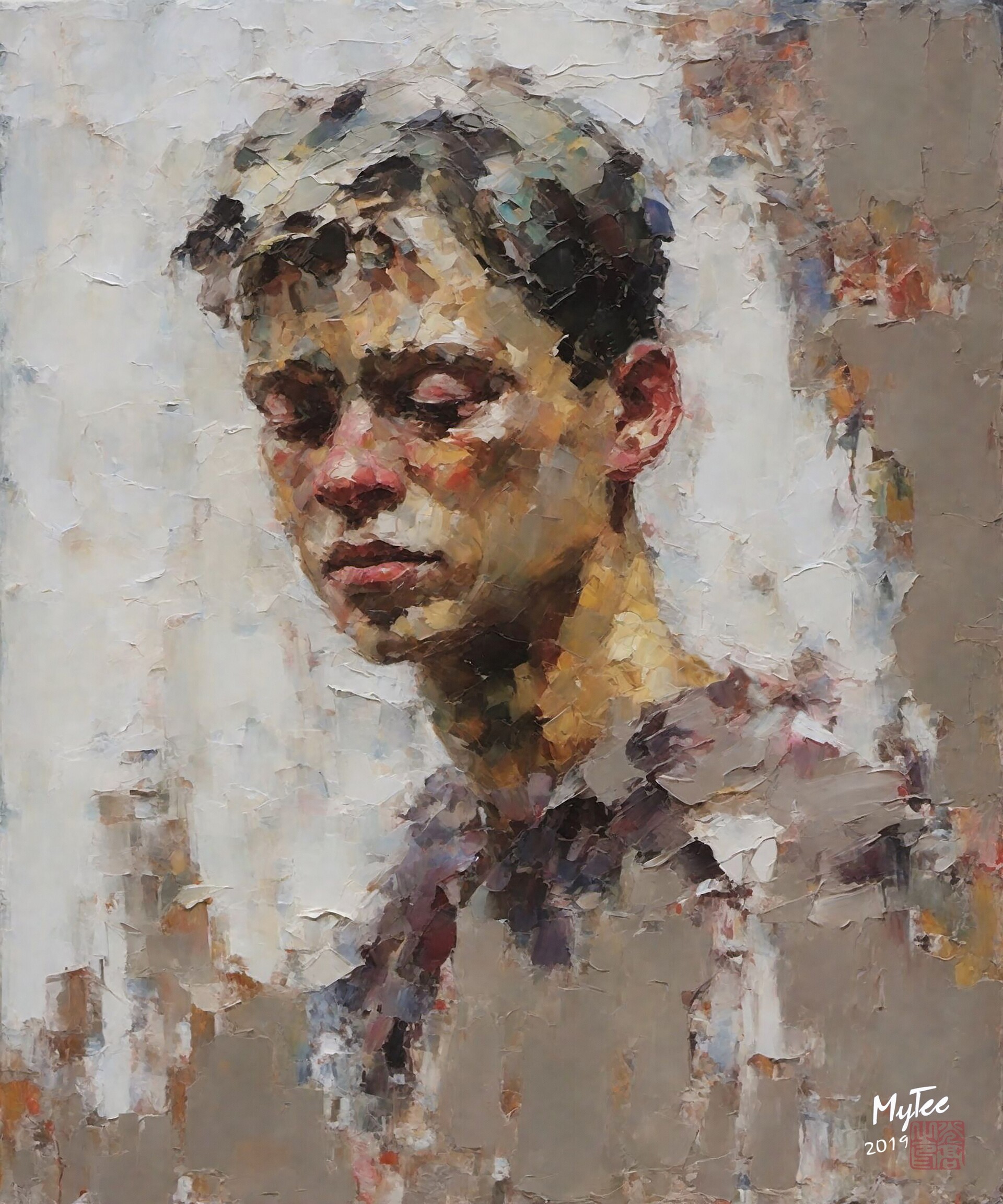 ArtStation - Portrait study - Grey hair