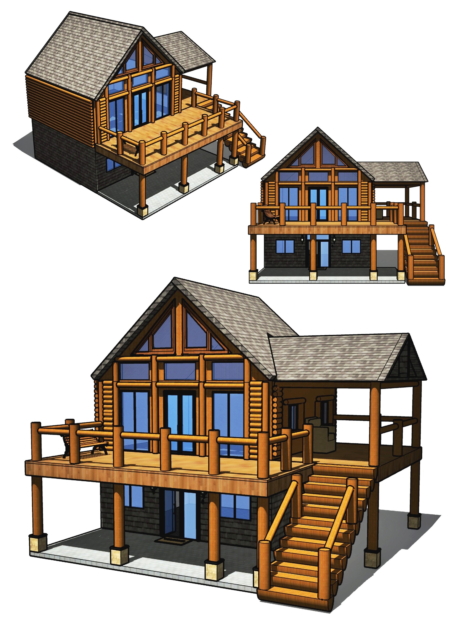 ArtStation - Cabane en bois