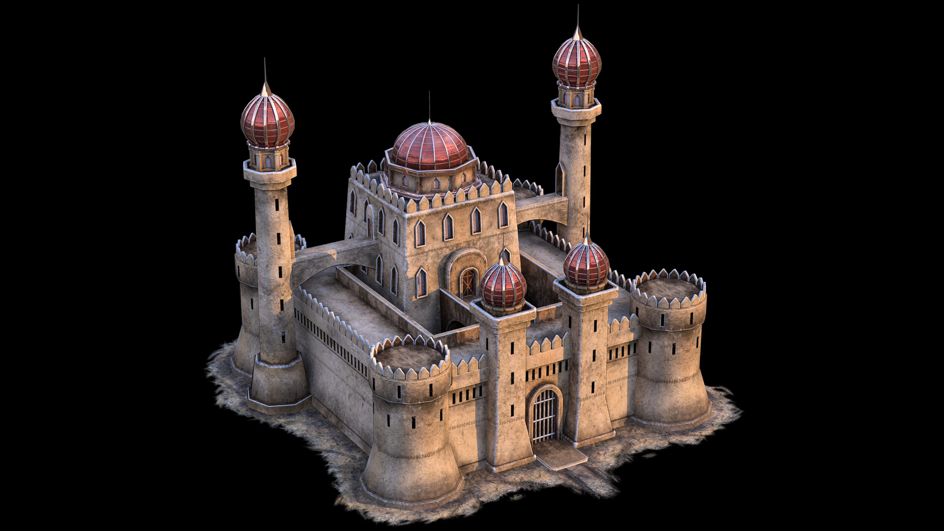 ArtStation - Medieval Middle East Castle