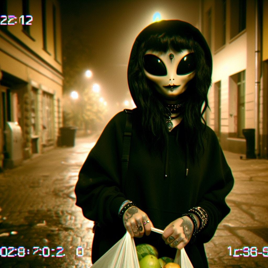 ArtStation - shop emo alien (ai generated)