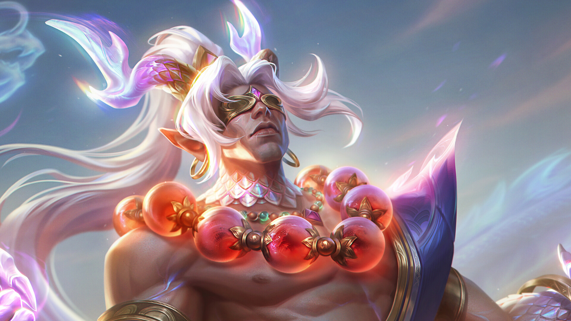 Pandart Studio - Divine Heavenscale Lee Sin splash for League of Legends