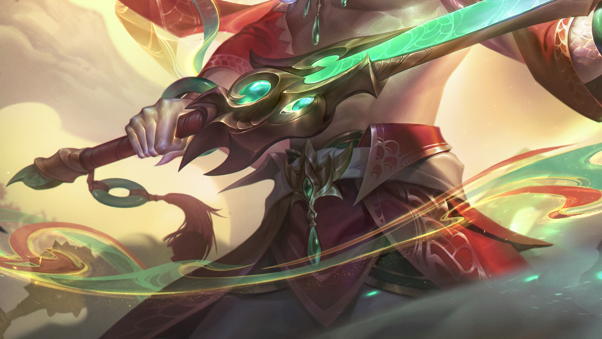 Pandart Studio - Heavenscale Master Yi splash for League of Legends