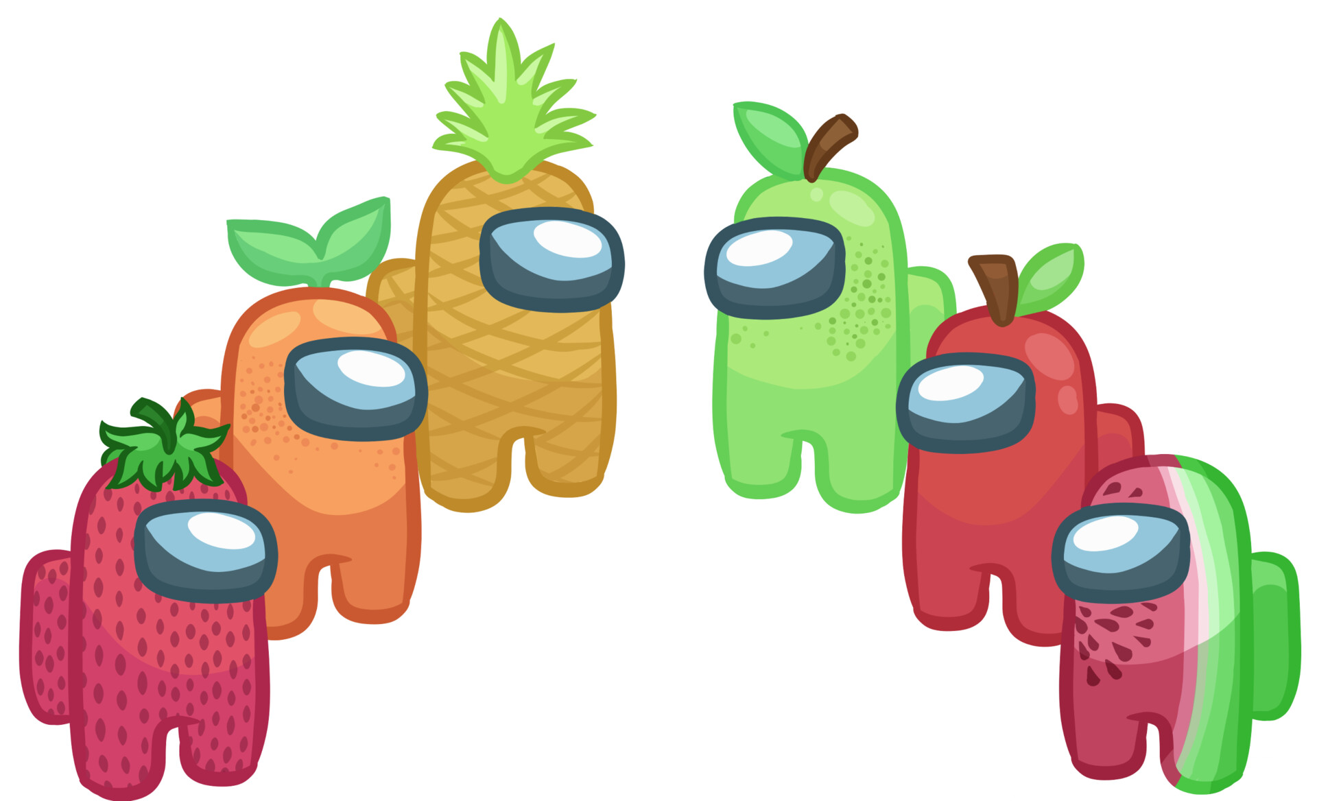 ArtStation - Among Us Fruit Set