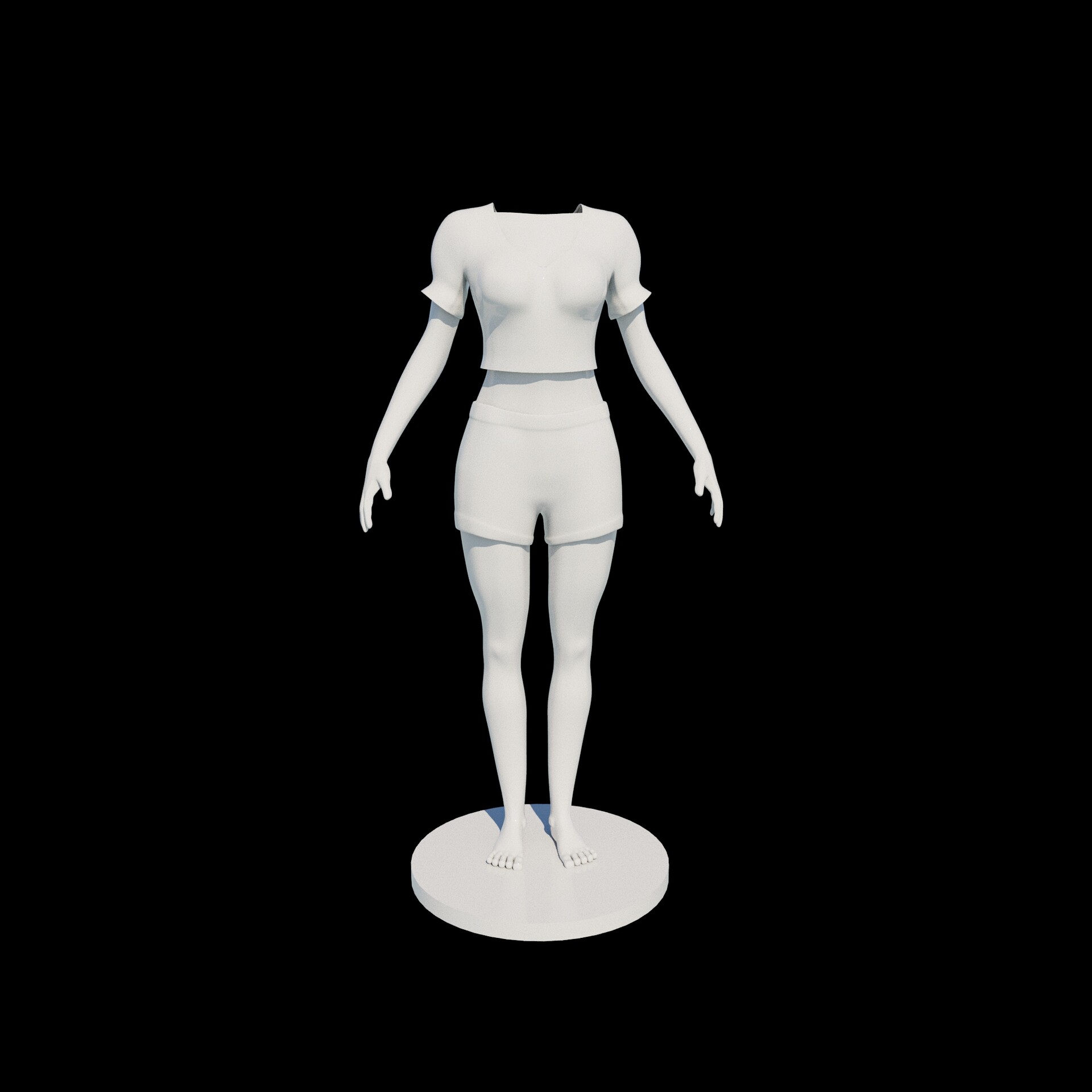 ArtStation - Girl 3D Model