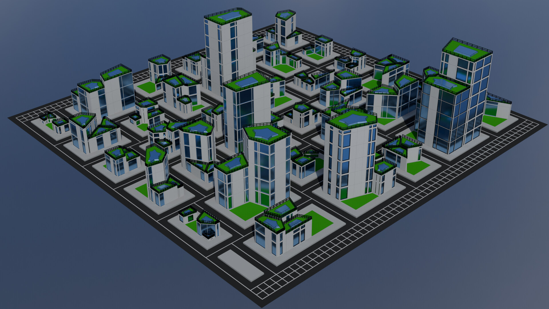 ArtStation - Procedural Basic City [Houdini][v1]