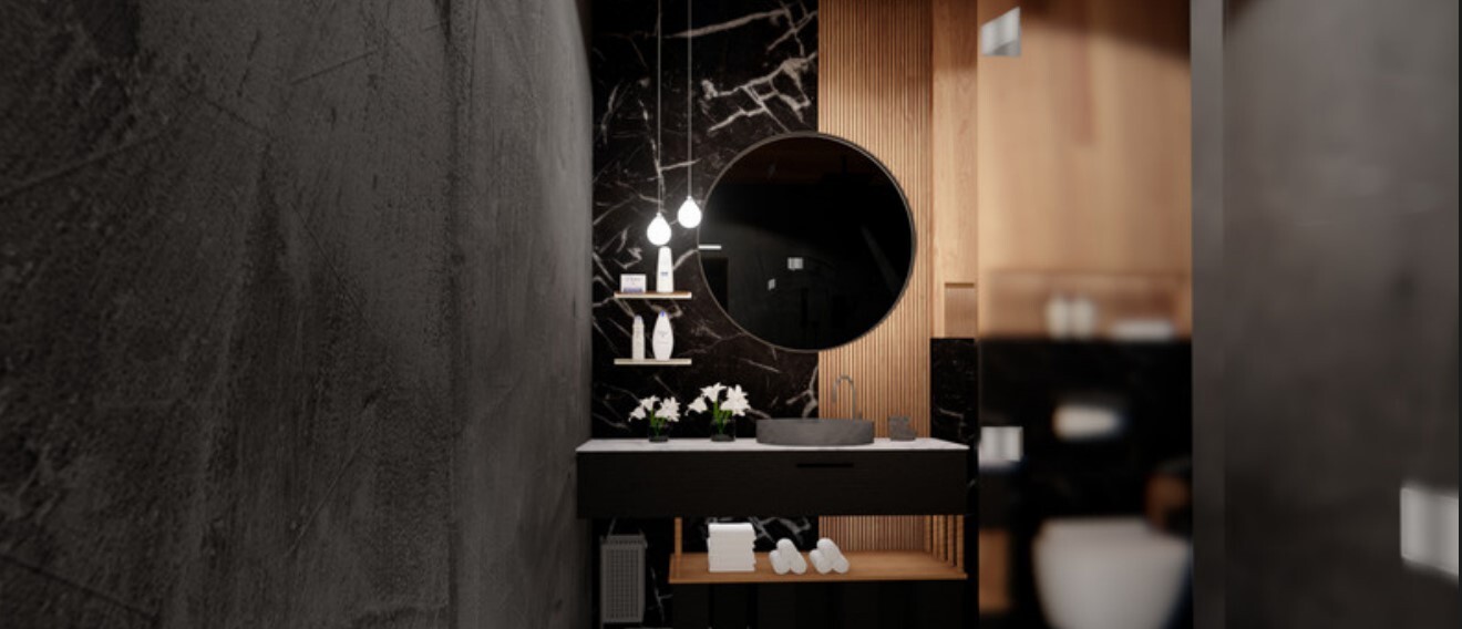 ArtStation - TOILET RENDER DARK THEME