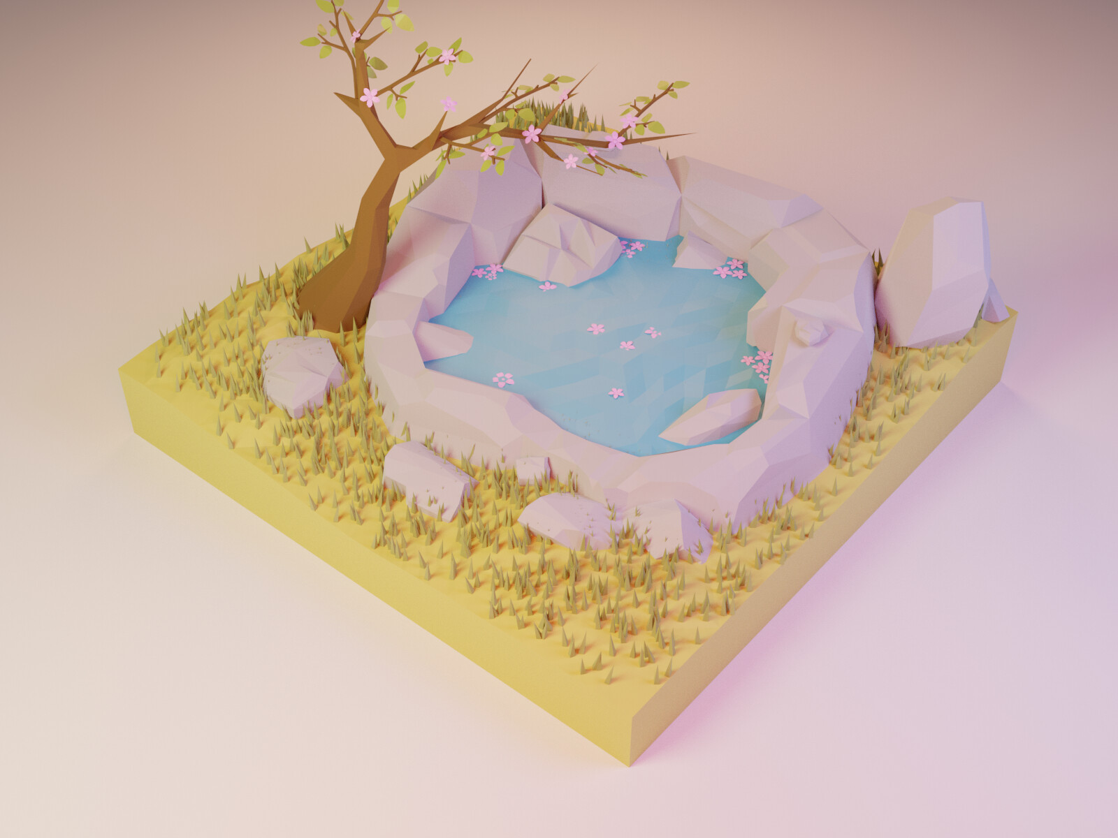 ArtStation - A pond