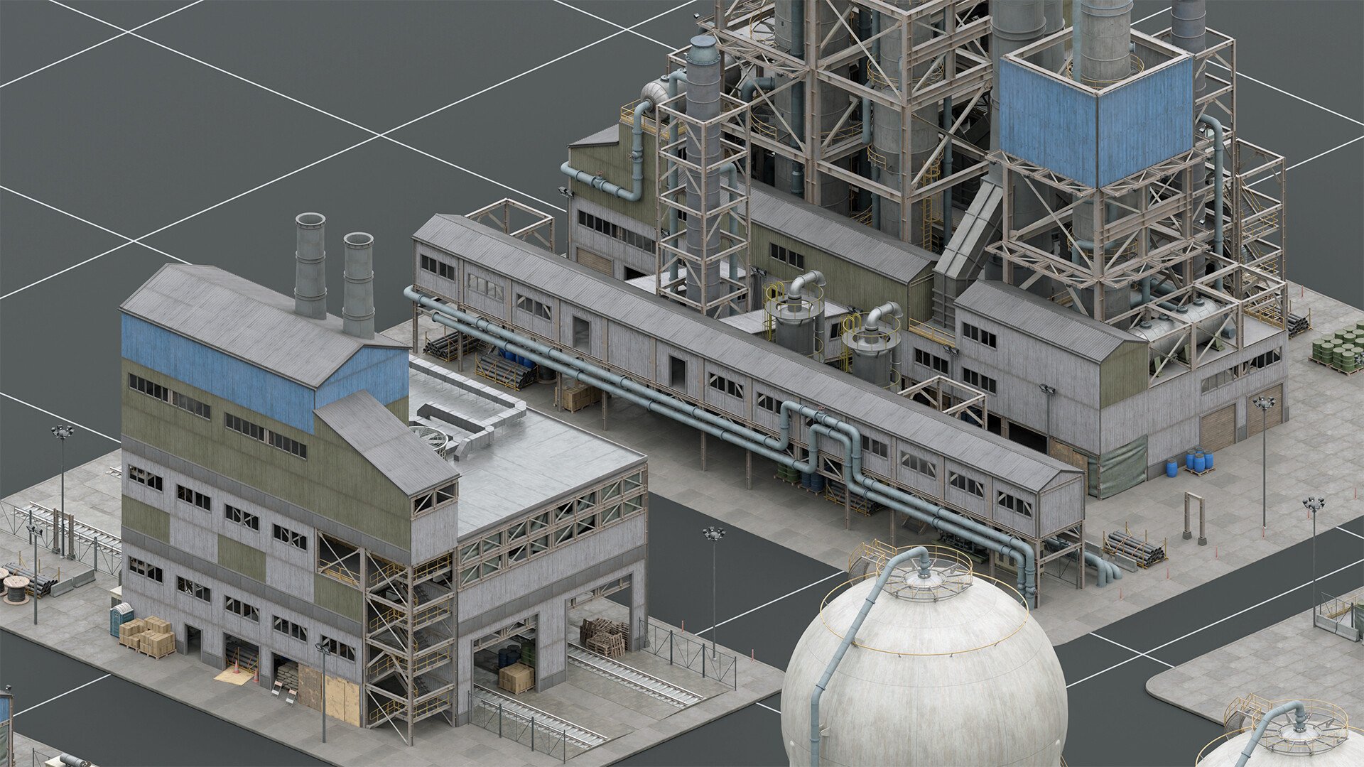 Freshcan 3D - Environment Art Studio - Chemical Plant, Factory & Oil ...