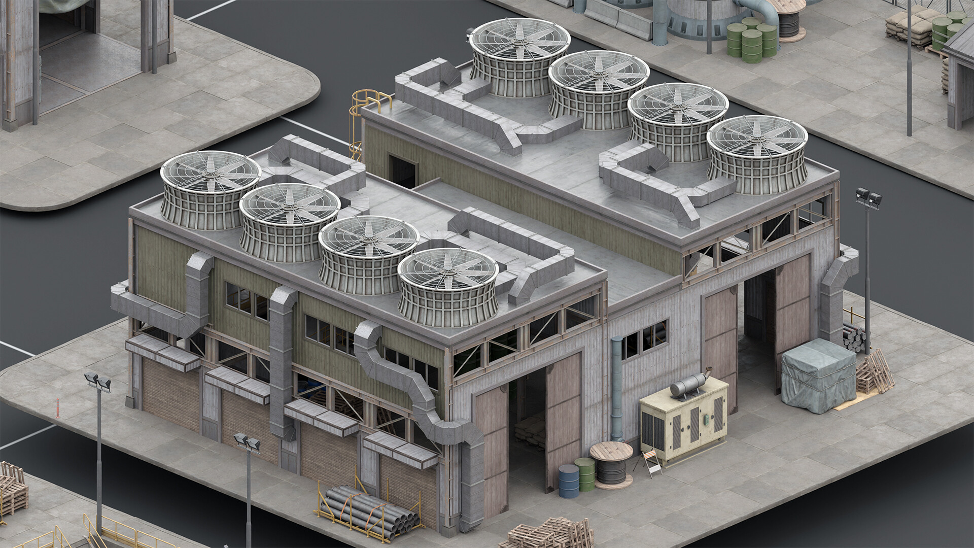 Freshcan 3D - Environment Art Studio - Chemical Plant, Factory & Oil ...