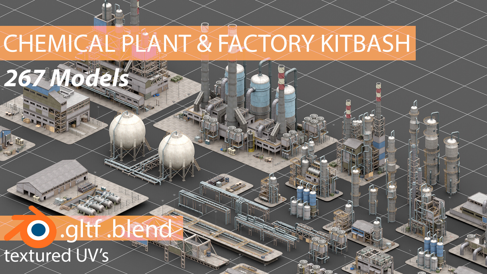 Freshcan 3D - Environment Art Studio - Chemical Plant, Factory & Oil ...