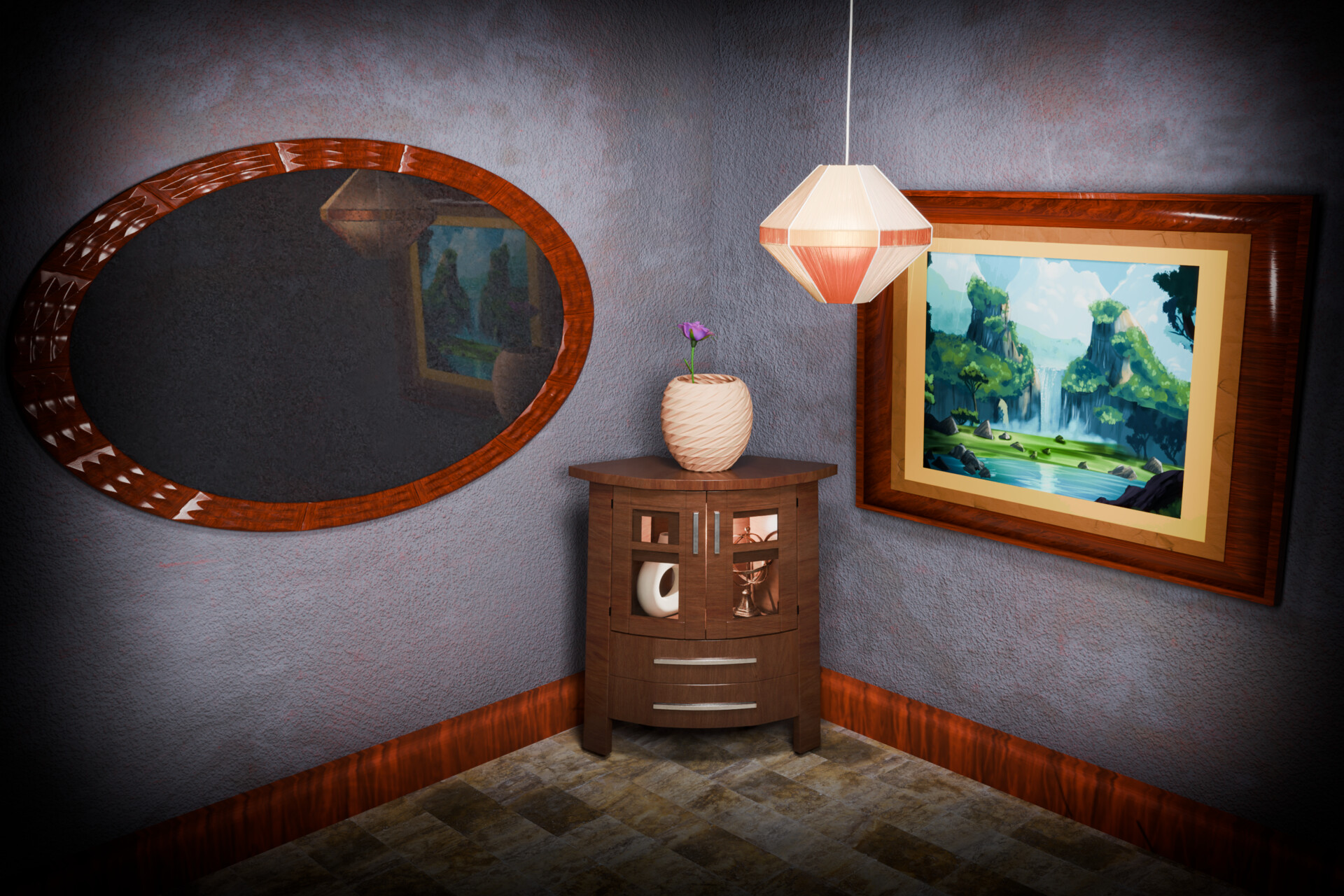 ArtStation - Scene for a vase