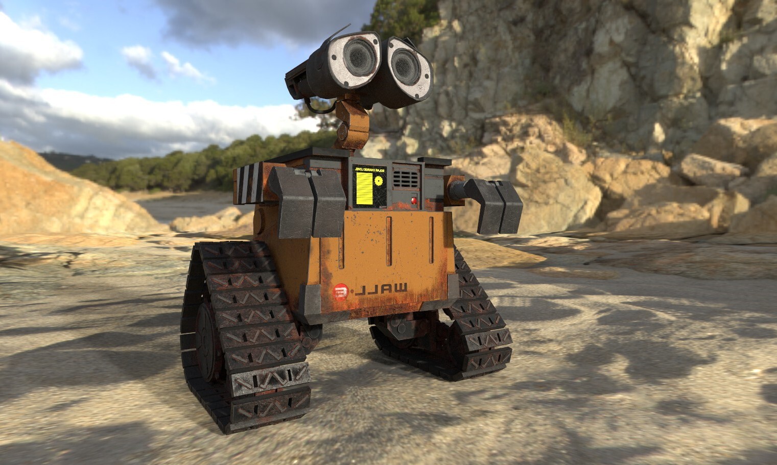 ArtStation - Wall-E 3D Model