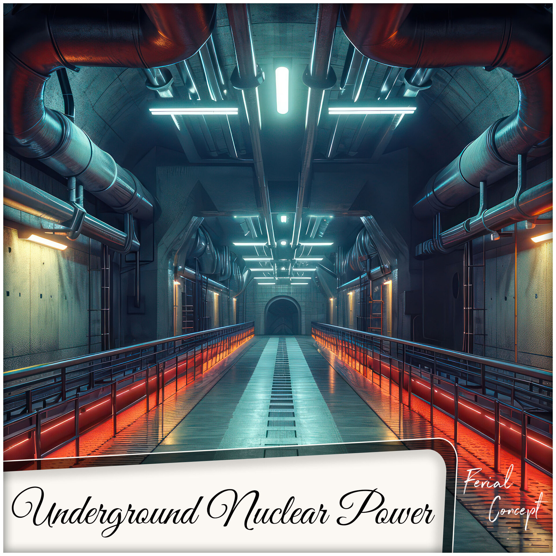 ArtStation - 🔹290 Underground Nuclear Power Environment Concept Reference Image Pack v.92 |8K|