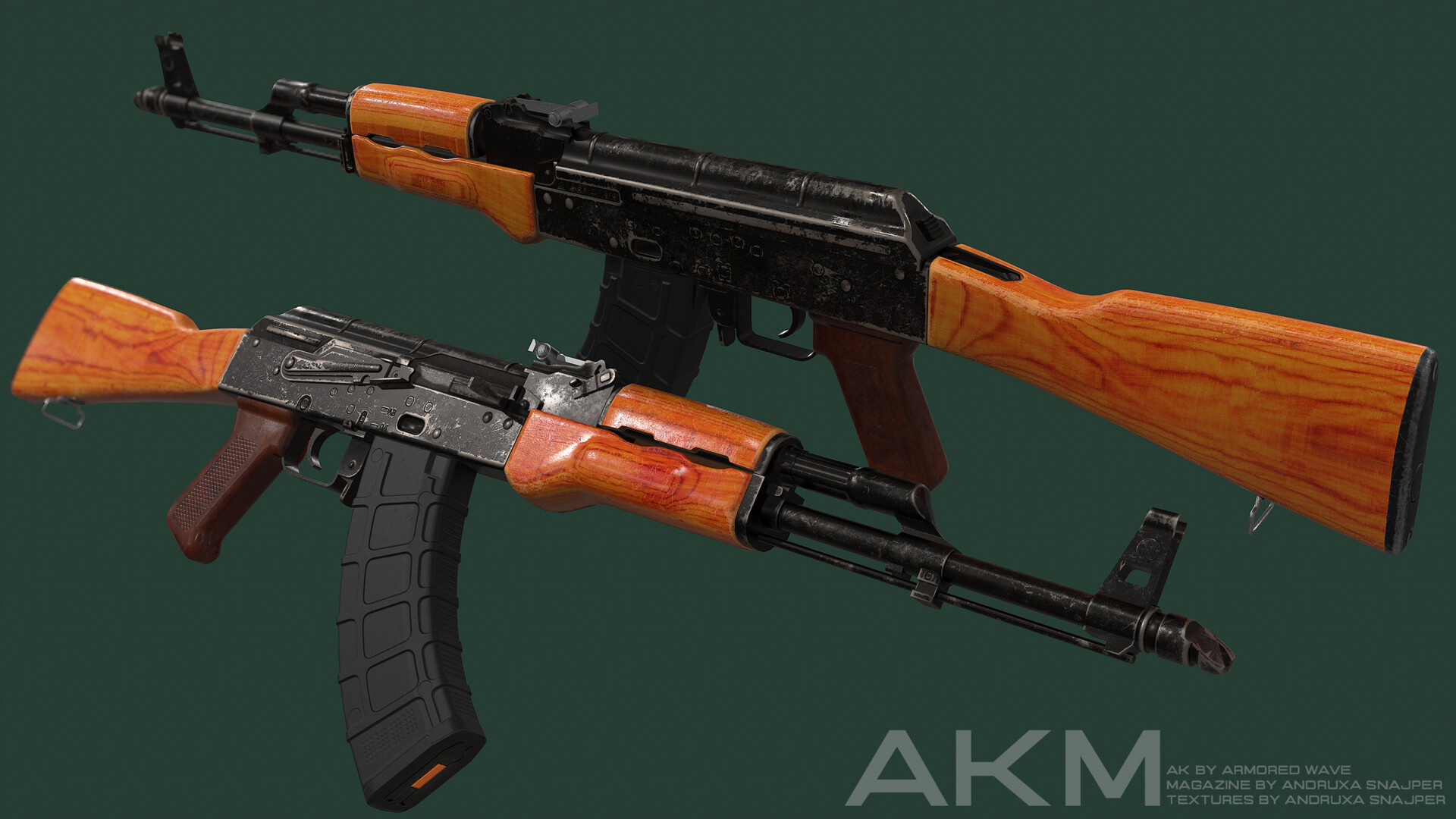 ArtStation - AKM (Model by Armored wave)