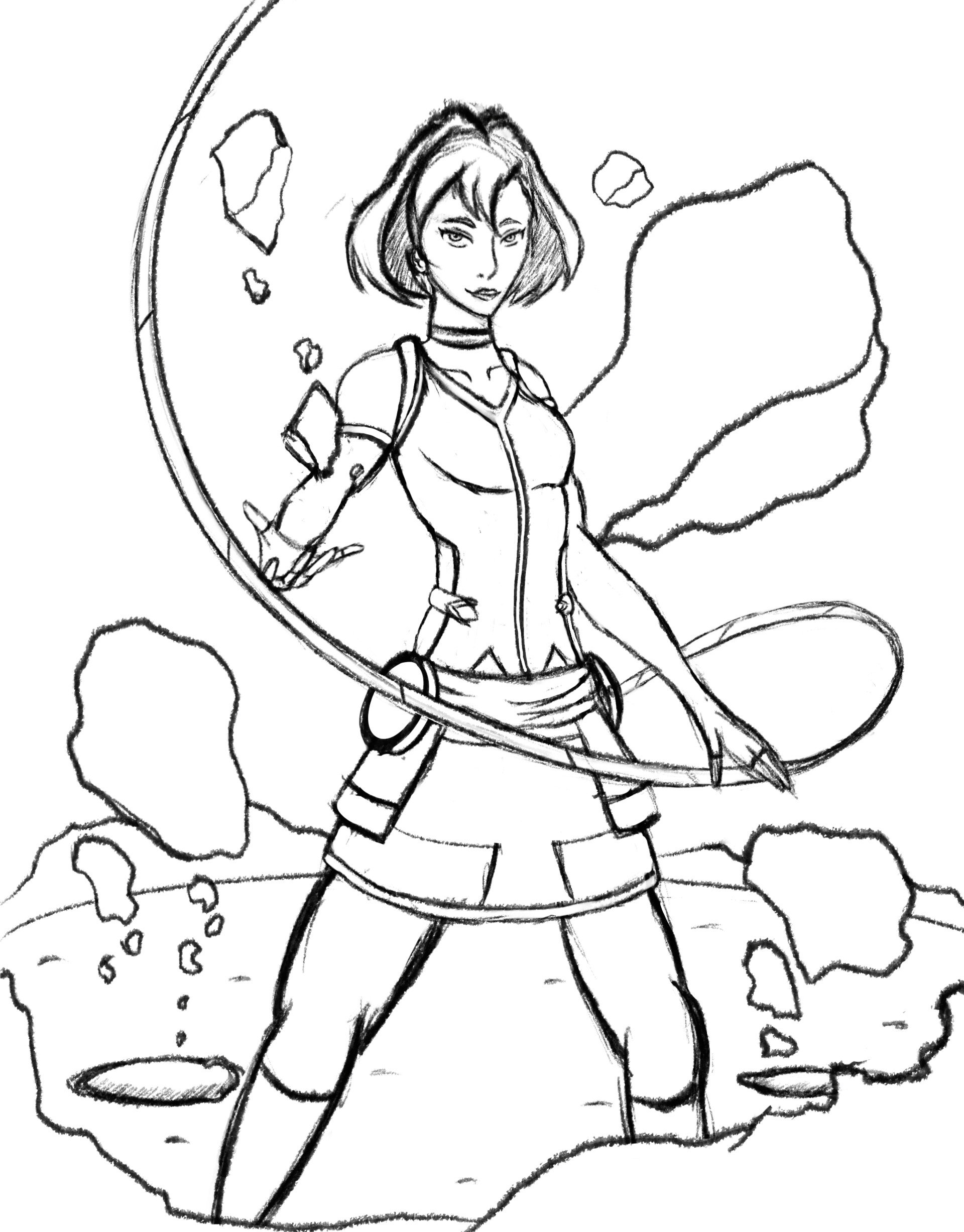 gwen total drama coloring pages