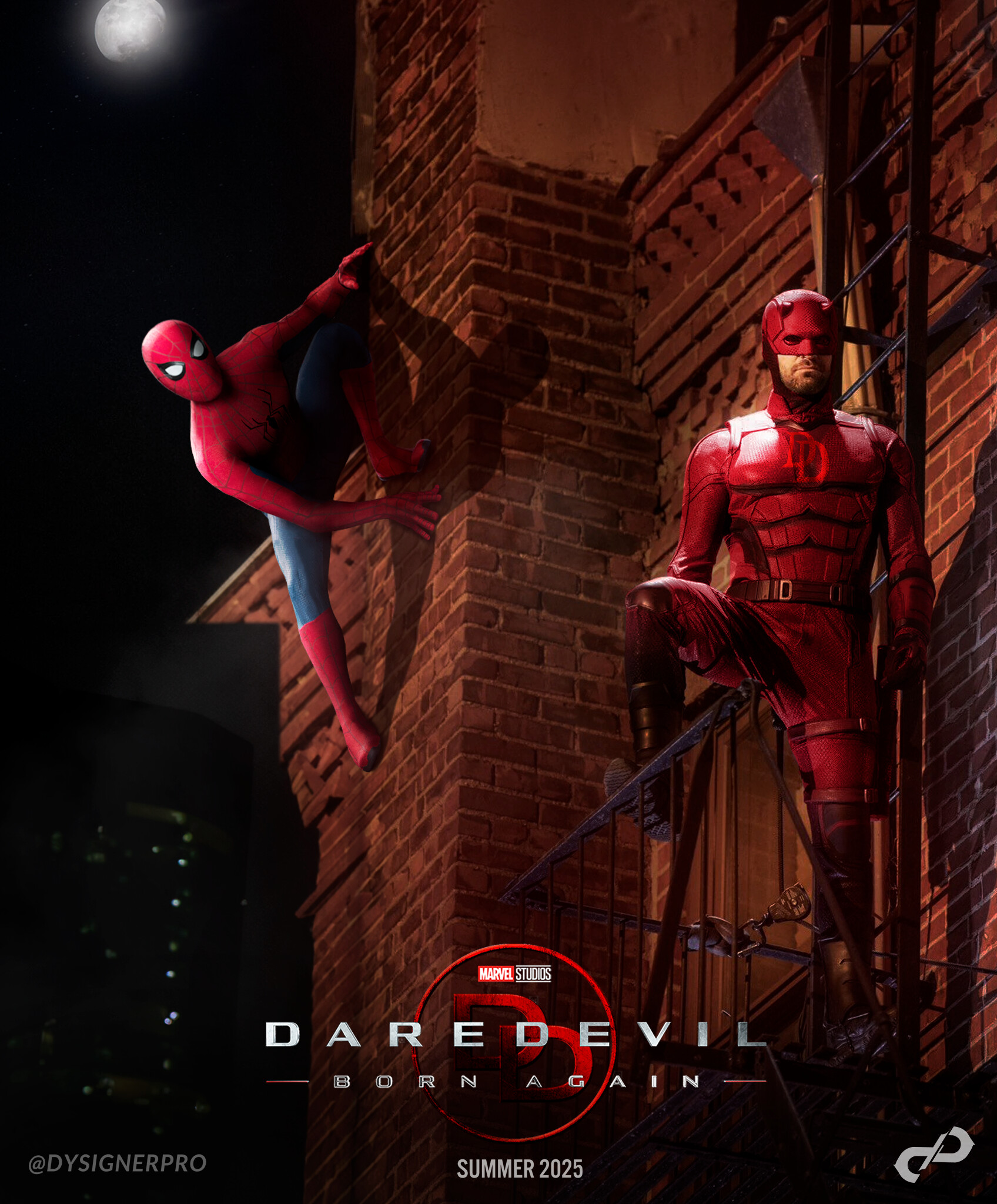 ArtStation - DAREDEVIL & SPIDER-MAN | by @gabrieldylann e @dysignerpro