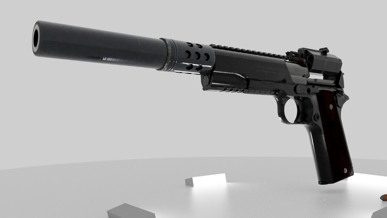 ArtStation - Pistol 3D 360 (2024)