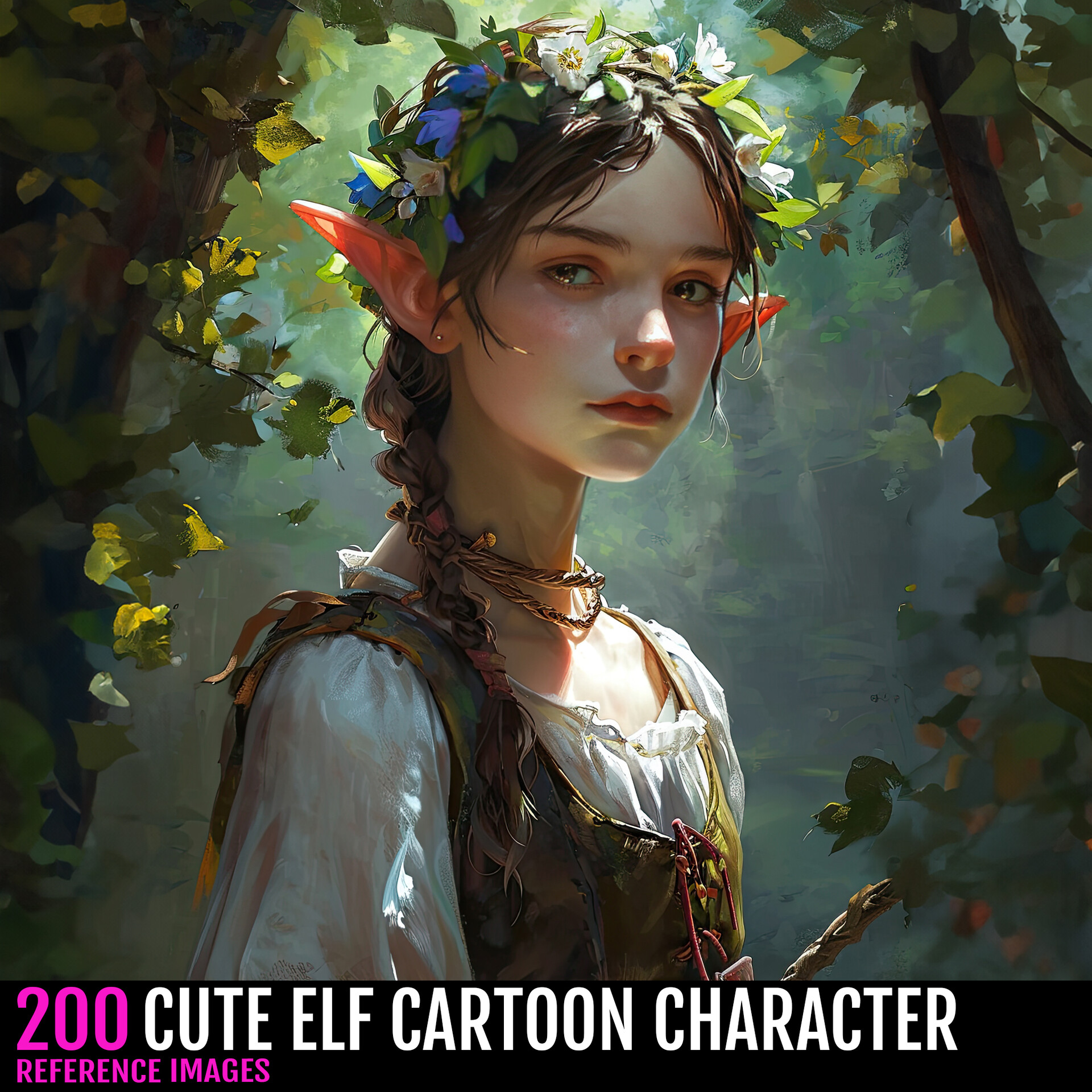 ArtStation - 200 CUTE ELF CARTOON CHARACTER / 4K