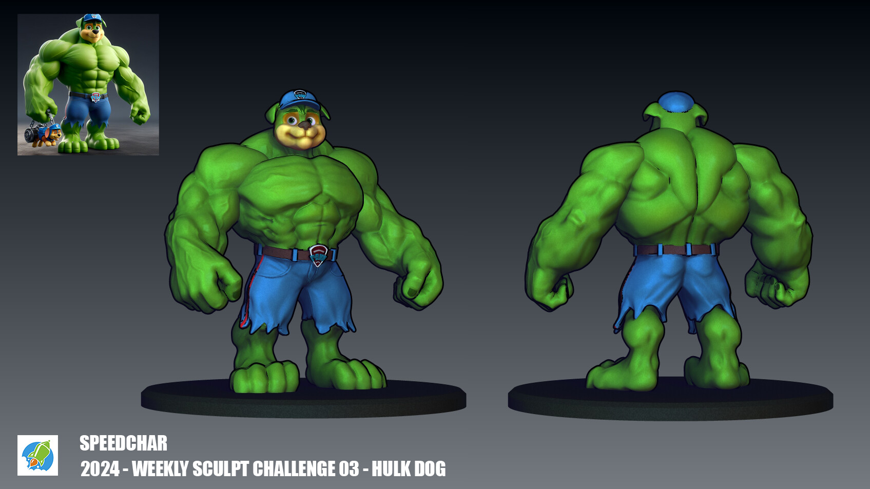 ArtStation - Hulk Dog