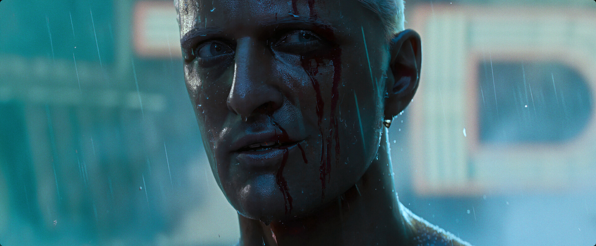 ArtStation - Roy Batty - Roof Scene 3D Portrait Study